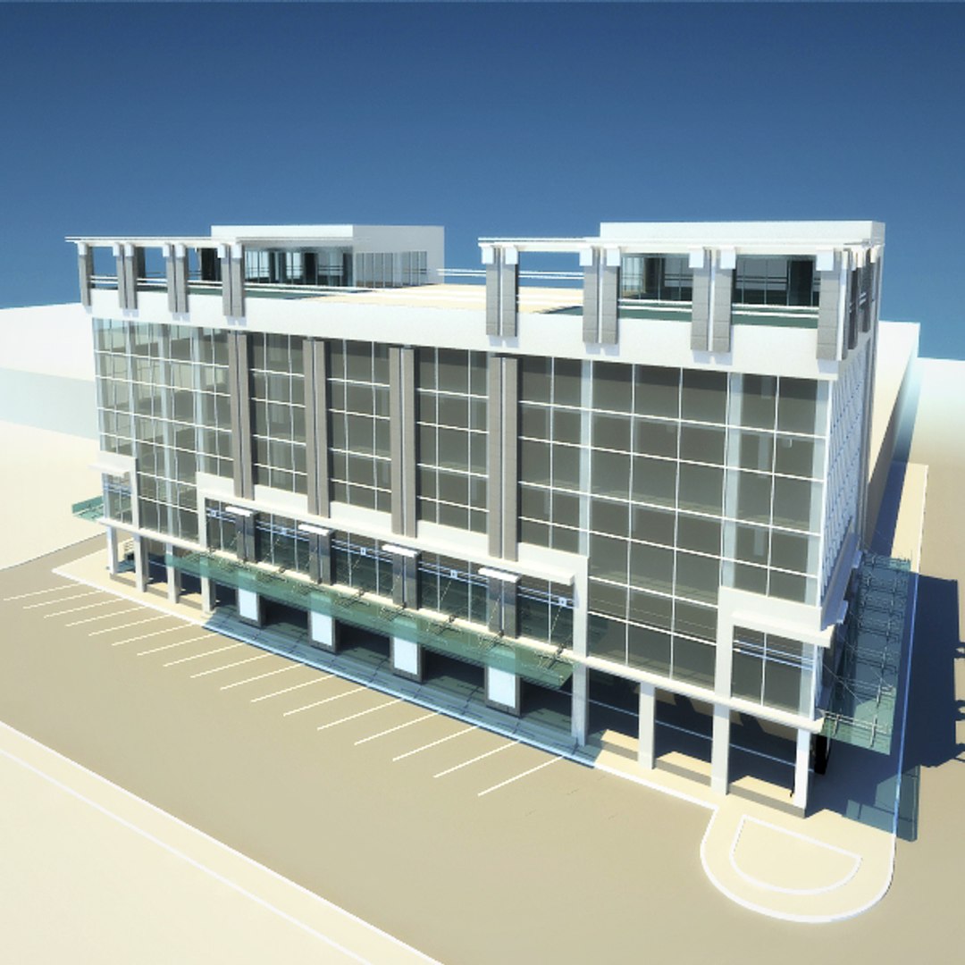 3d Office Building Model