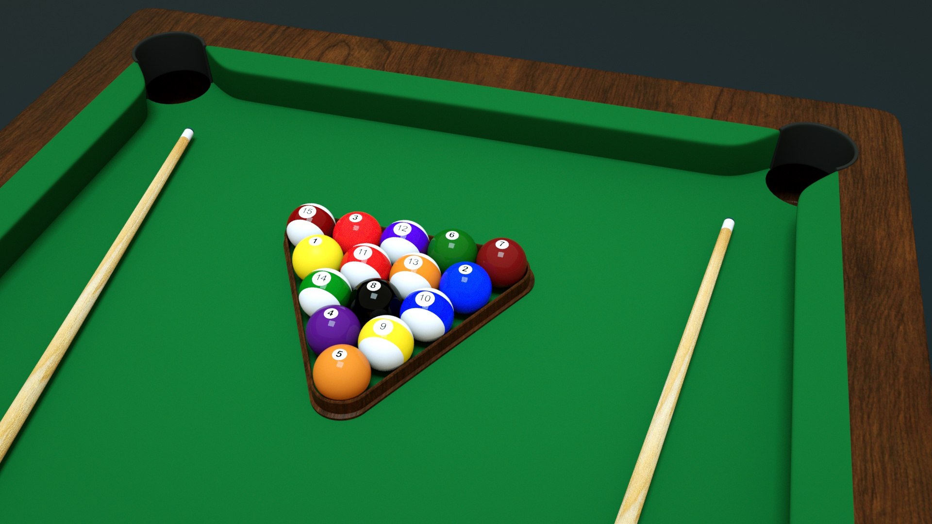 Billiards Table 3d Model
