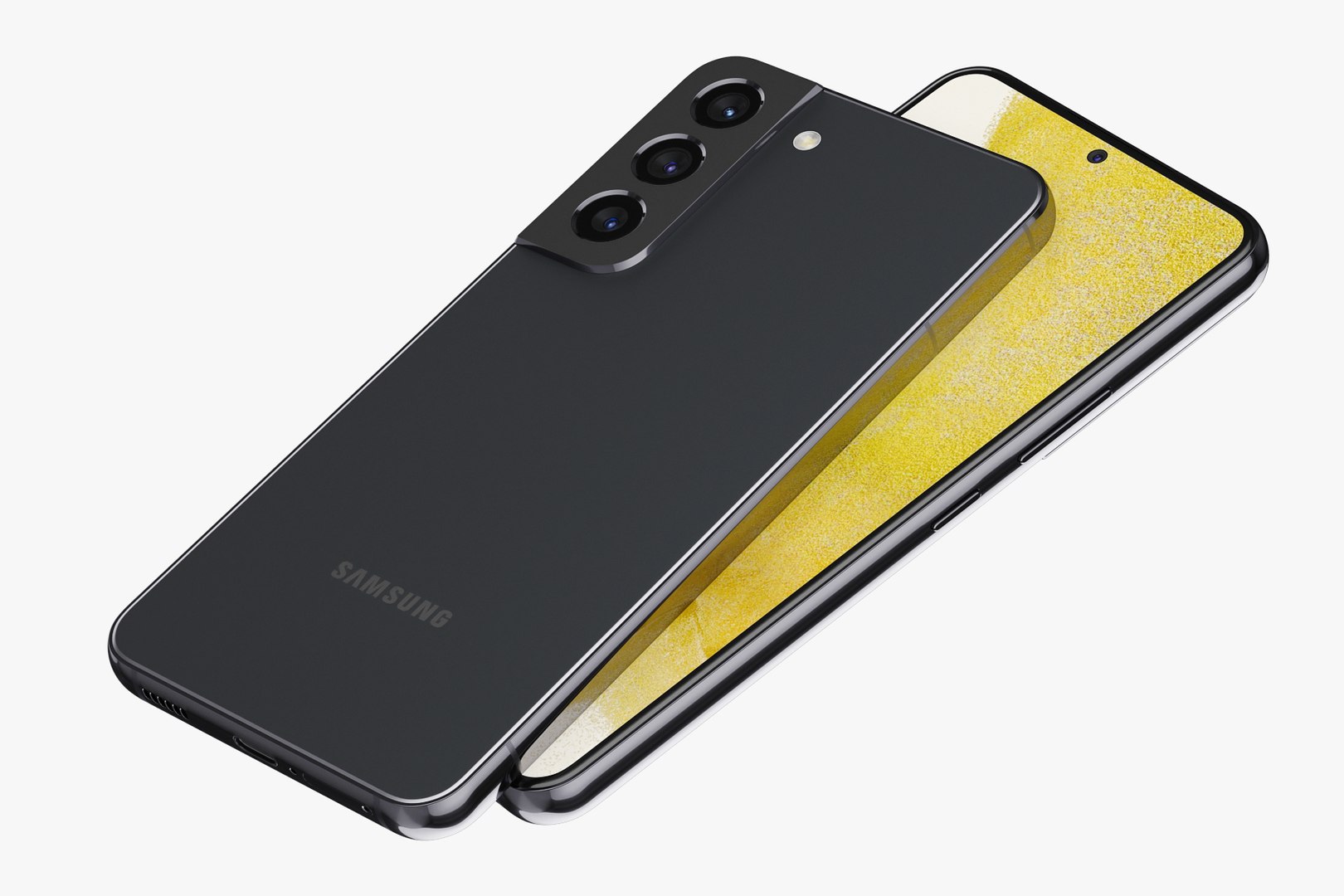 Samsung Galaxy S22 Black 3D Model - TurboSquid 1855325