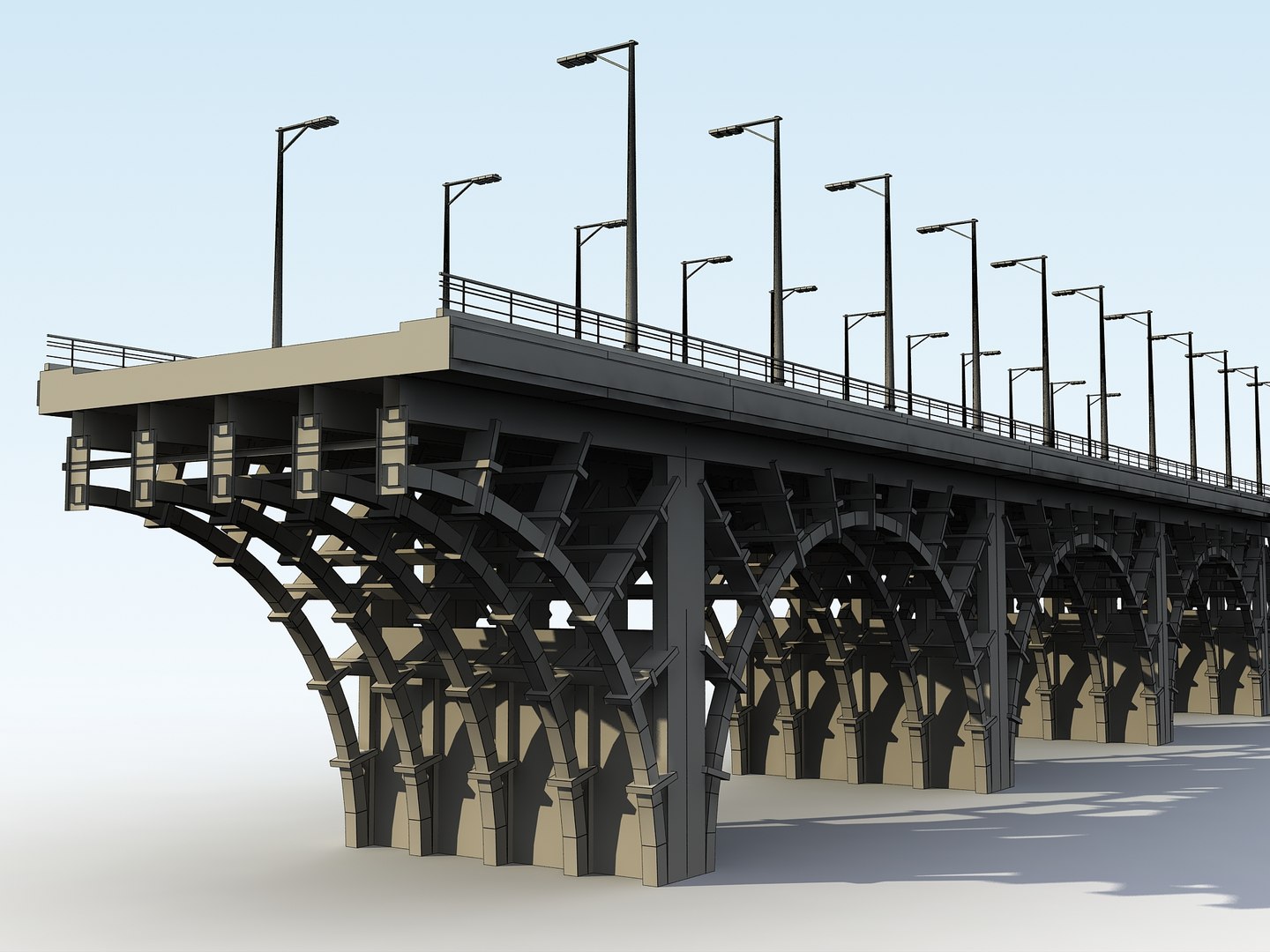 3d Bridge Modules Model