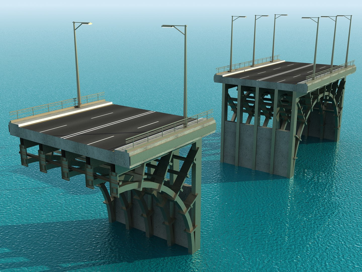 3d Bridge Modules Model