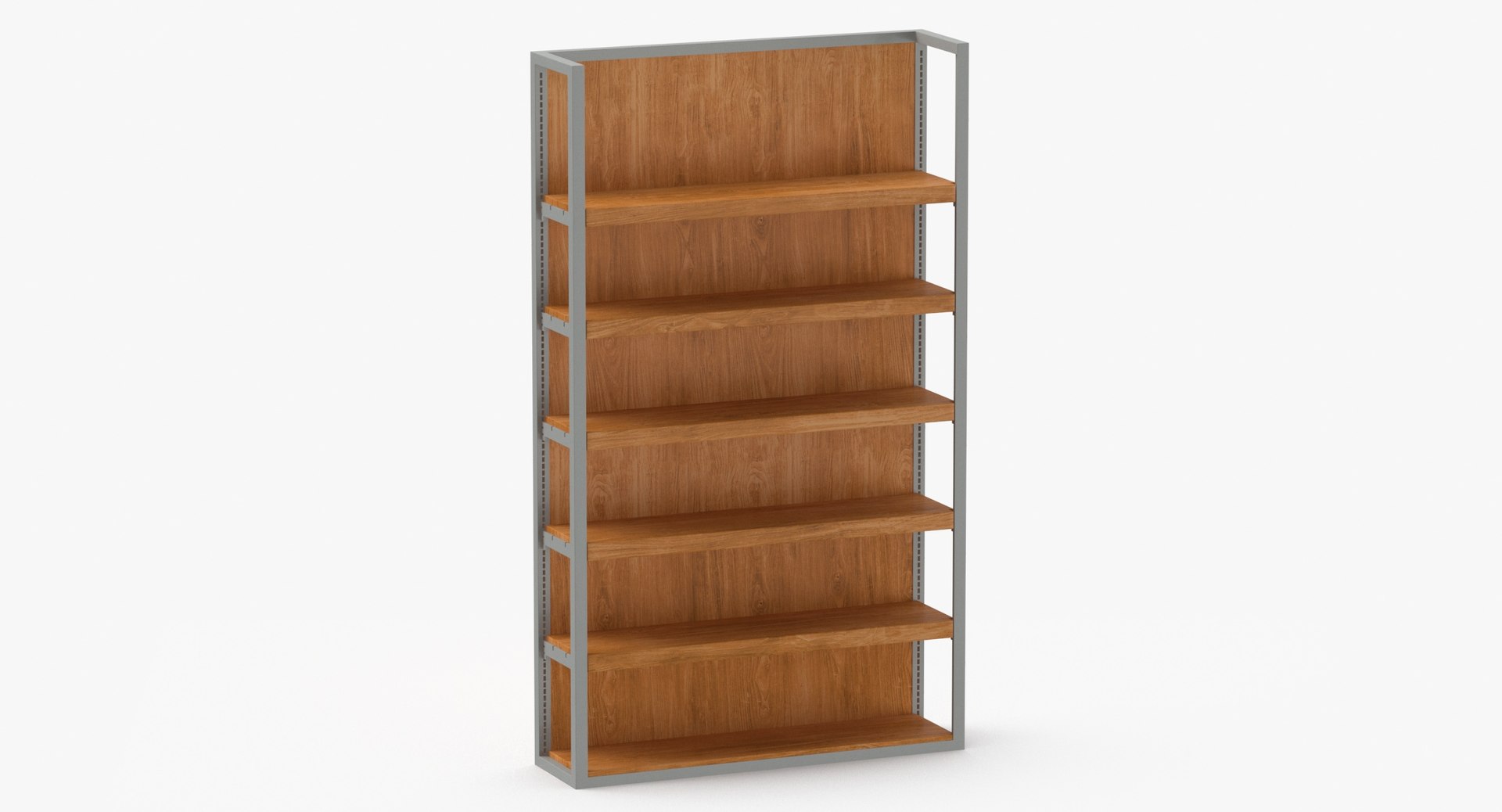 3D Wooden Shelving System 72 Single Shelf - TurboSquid 1975629