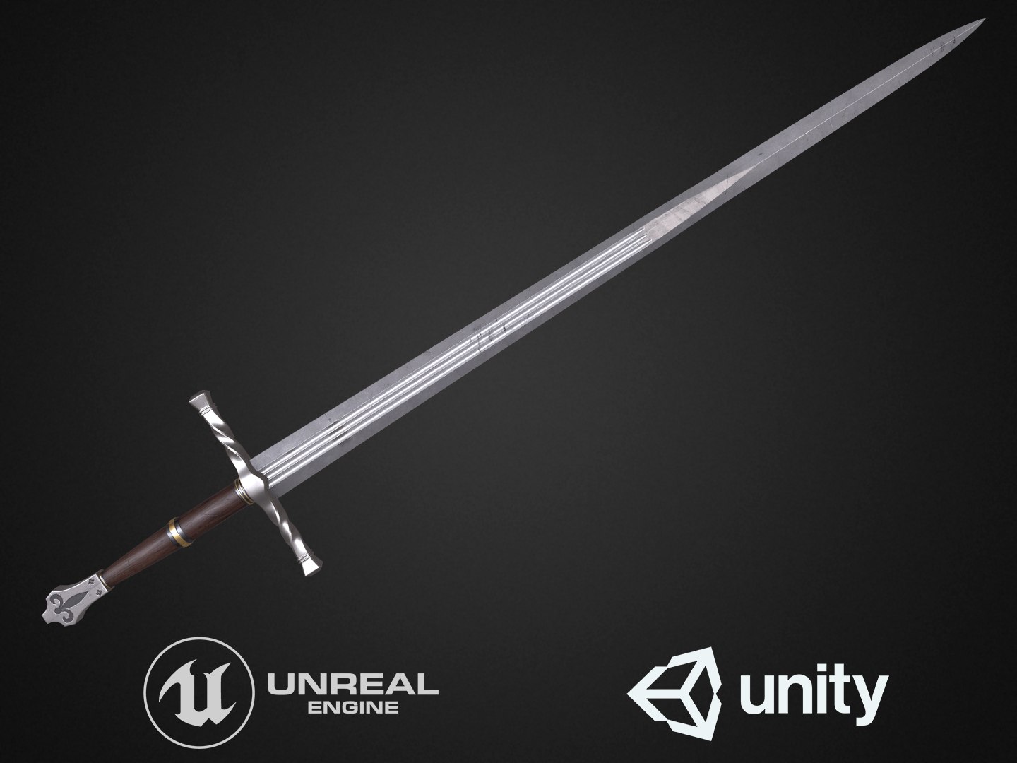 3D Medieval Sword Model - TurboSquid 1758220