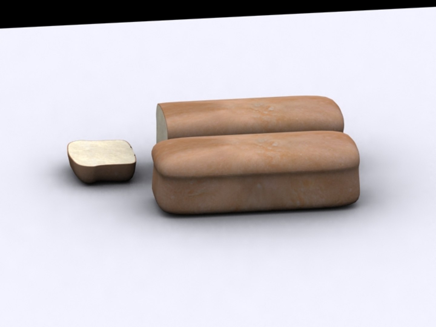 3d Model Bread Loaf