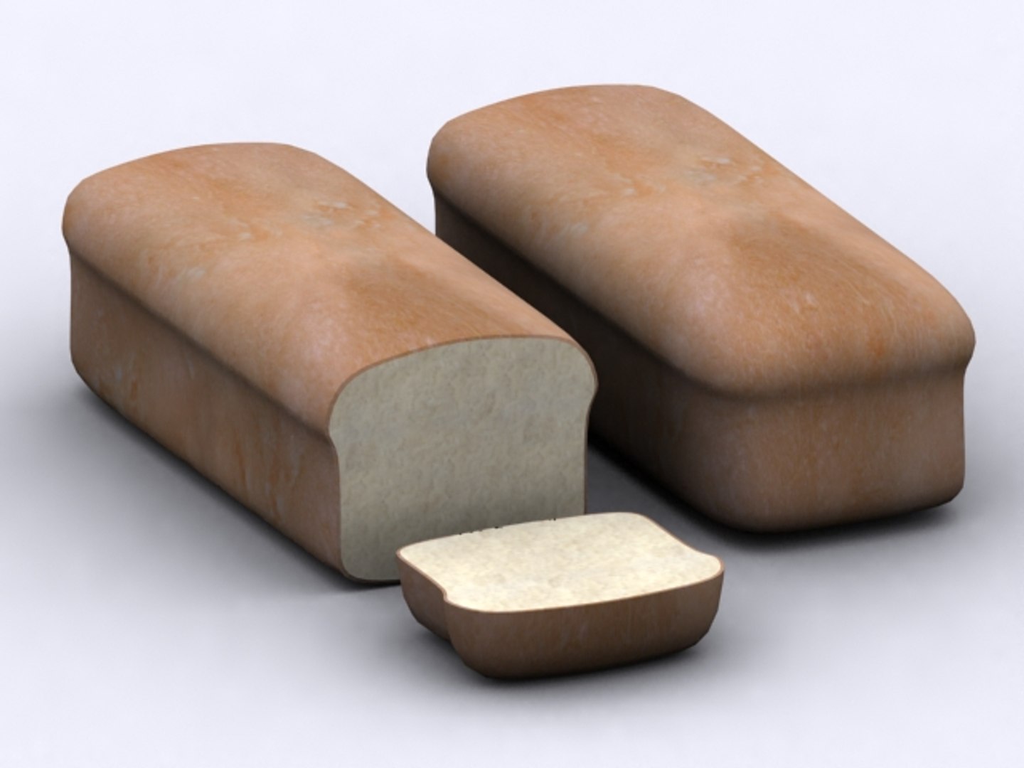 3d Model Bread Loaf