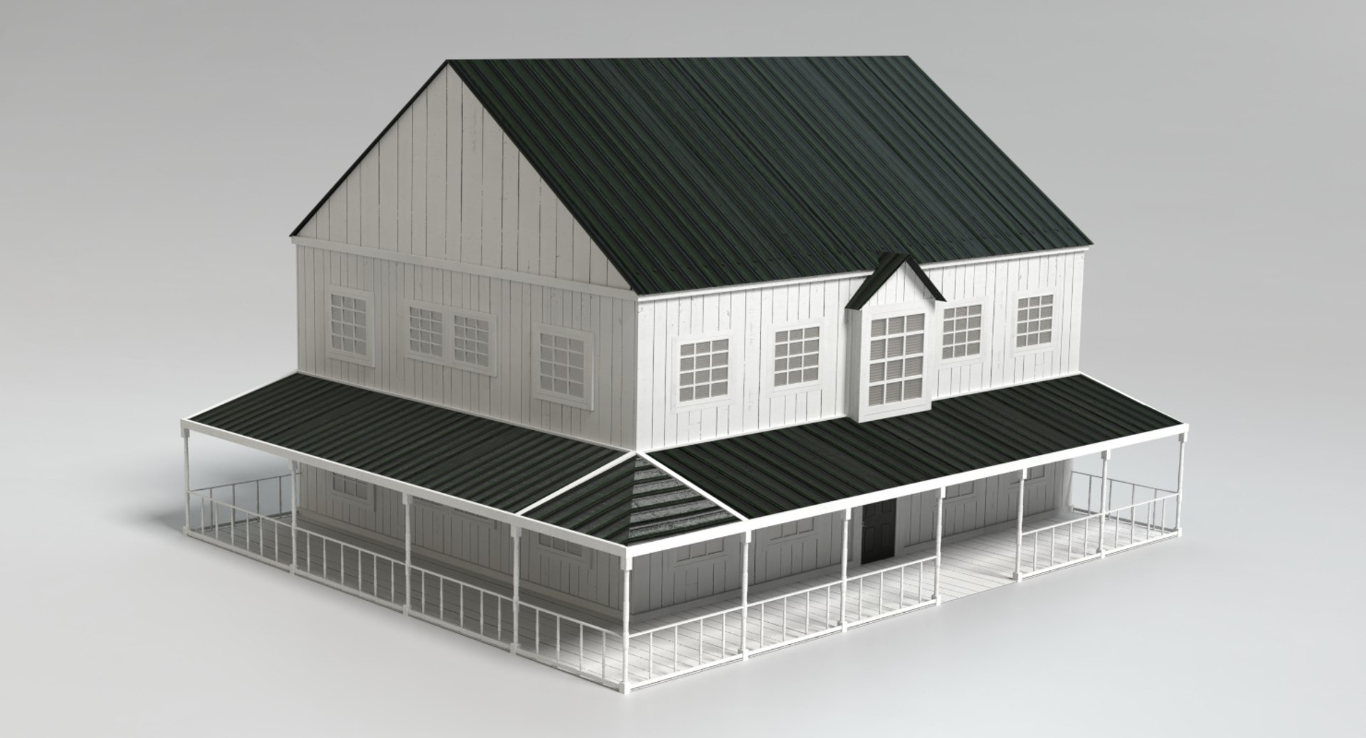 Farmhouse Farm House 3D Model - TurboSquid 1272958