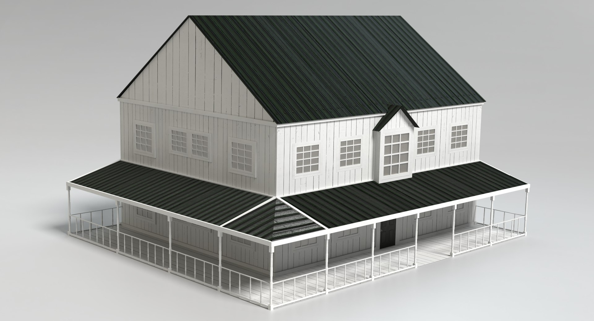 Farmhouse Farm House 3D Model - TurboSquid 1272958
