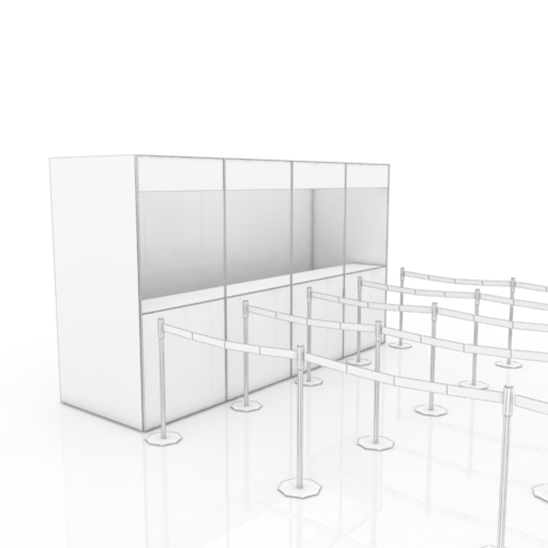 3D Registration Counters - TurboSquid 1324674