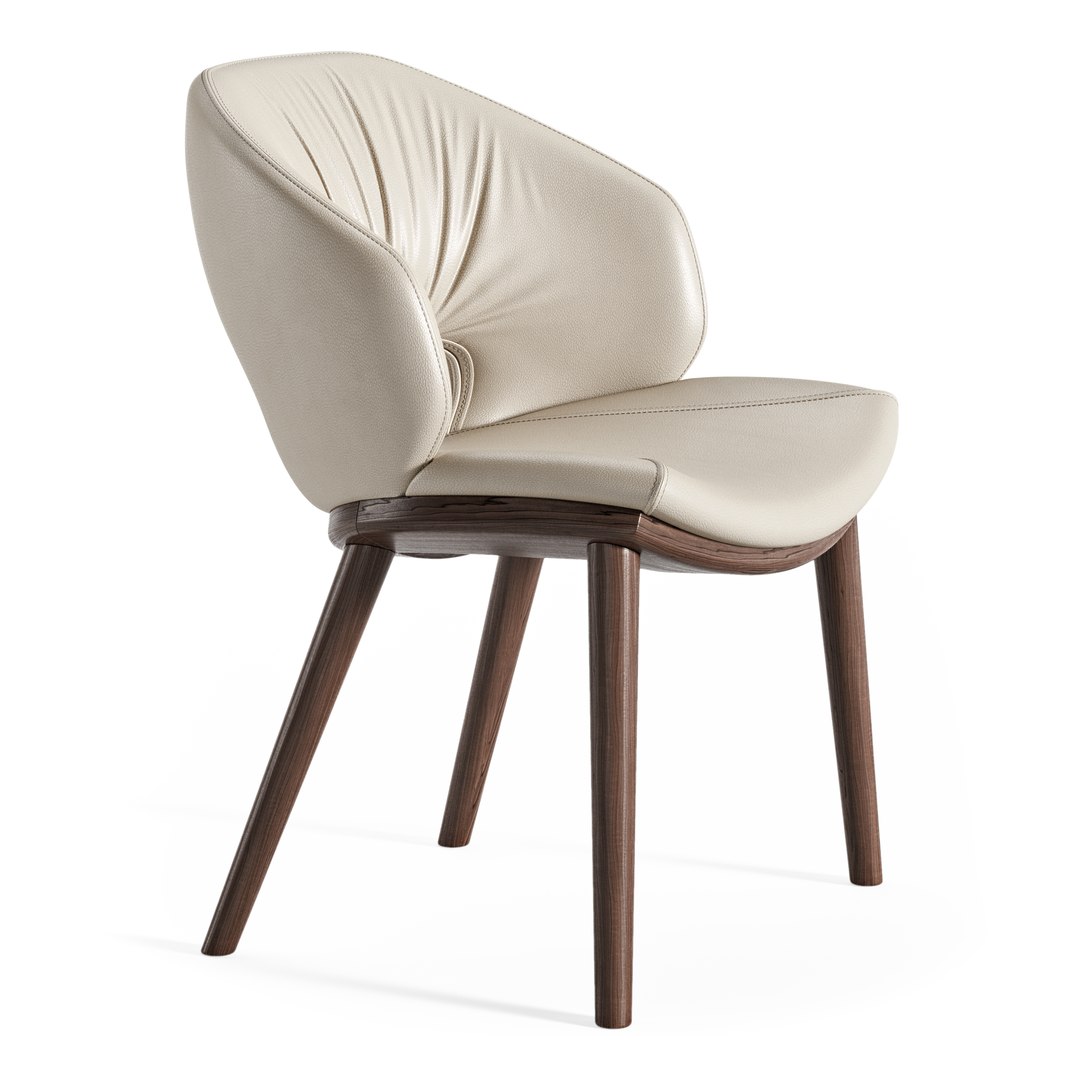 Cattelan Italia Miranda Wood Chair 3D - TurboSquid 2136419