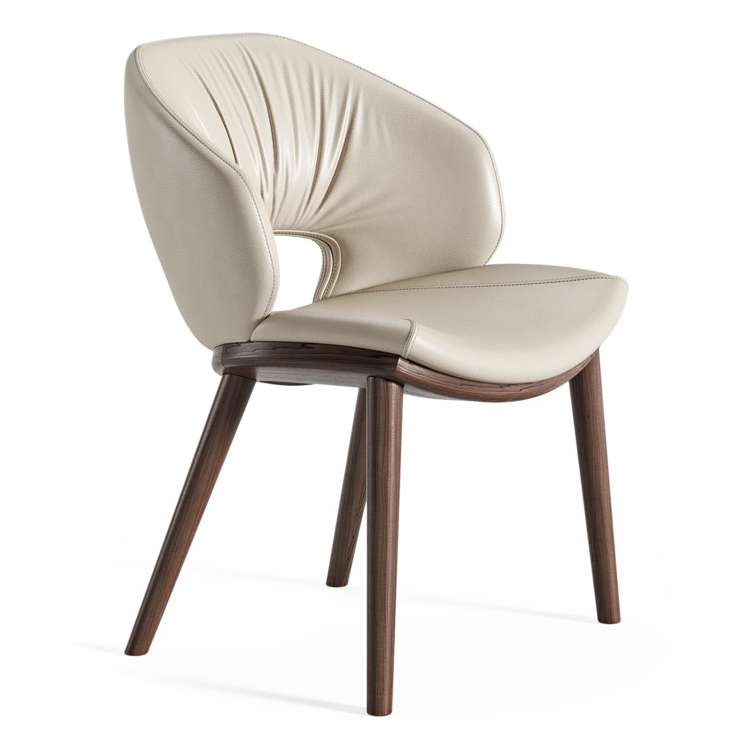 Cattelan Italia Miranda Wood Chair 3D - TurboSquid 2136419