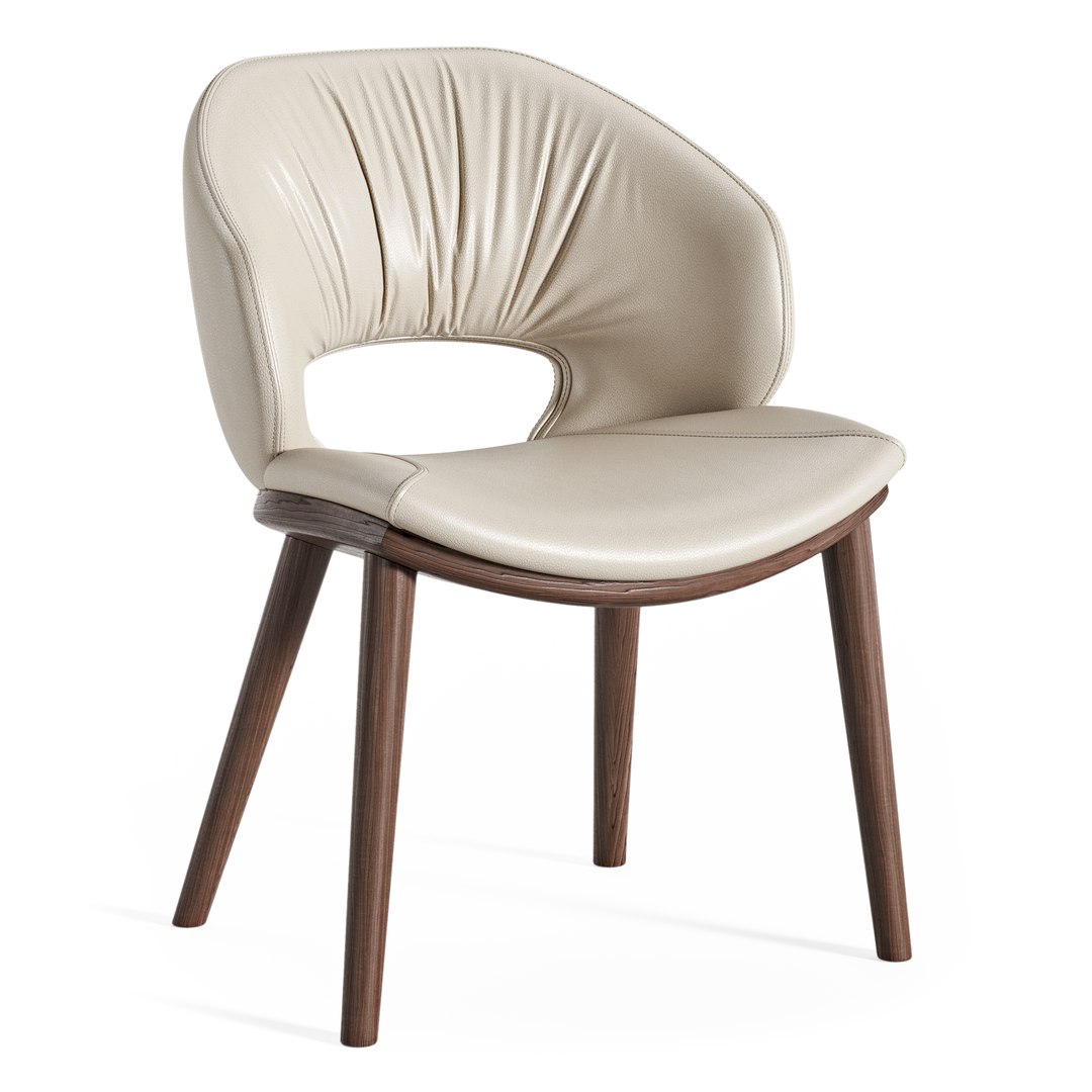 Cattelan Italia Miranda Wood Chair 3D - TurboSquid 2136419