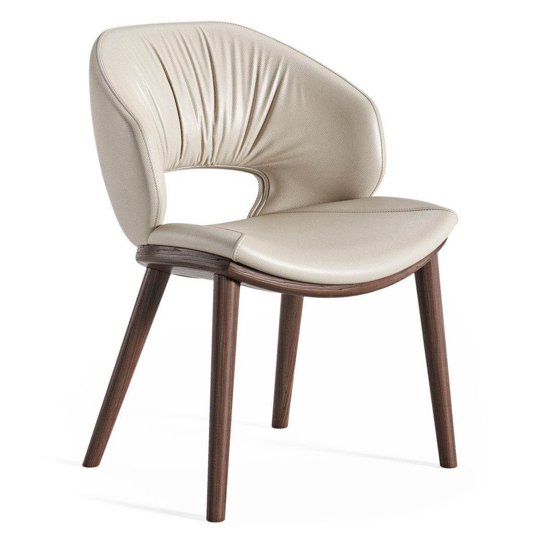 Cattelan Italia Miranda Wood Chair 3D - TurboSquid 2136419