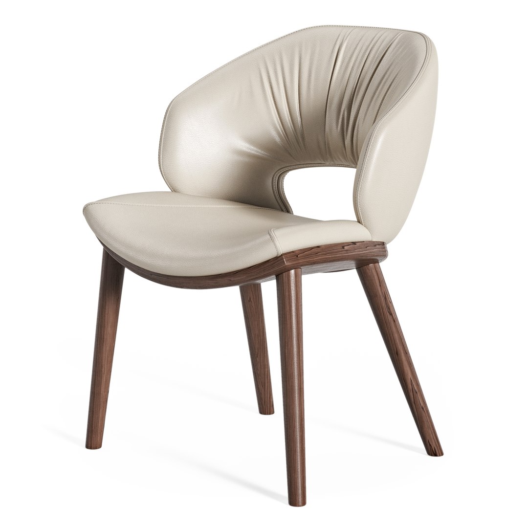 Cattelan Italia Miranda Wood Chair 3D - TurboSquid 2136419