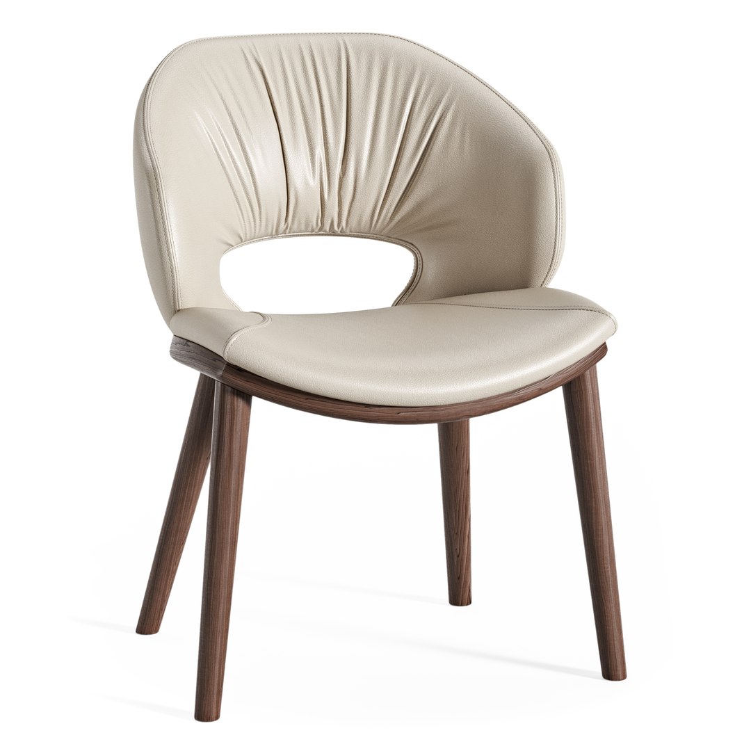 Cattelan Italia Miranda Wood Chair 3D - TurboSquid 2136419