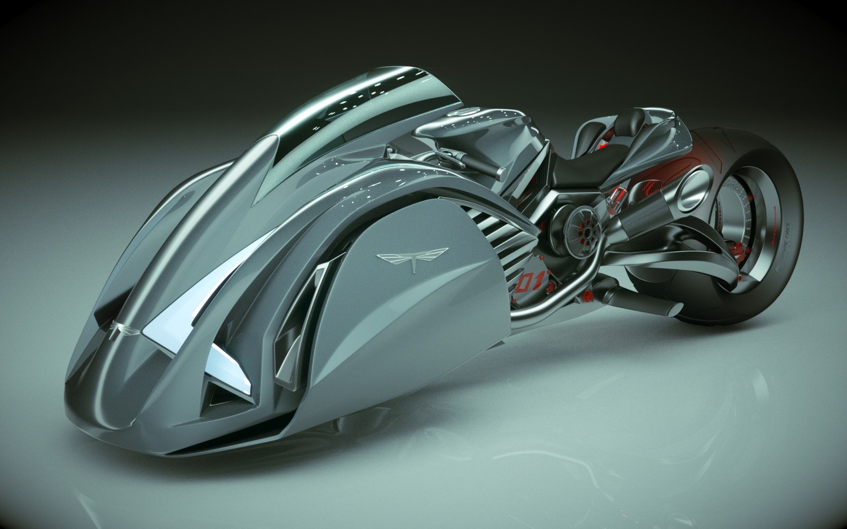 T Concept Bike 08 5 in 1 Collection 3D model - TurboSquid 1966009