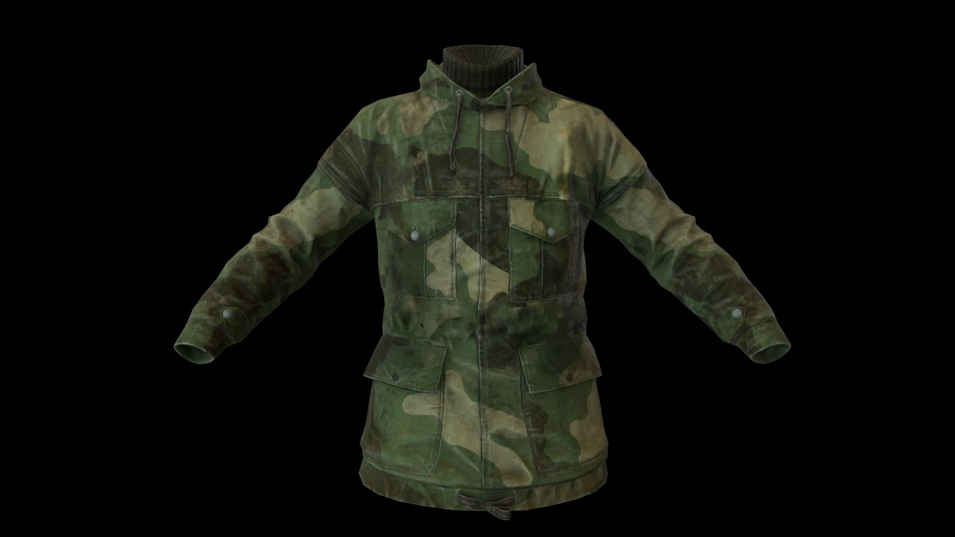 Jacket 3D Model - TurboSquid 1738738