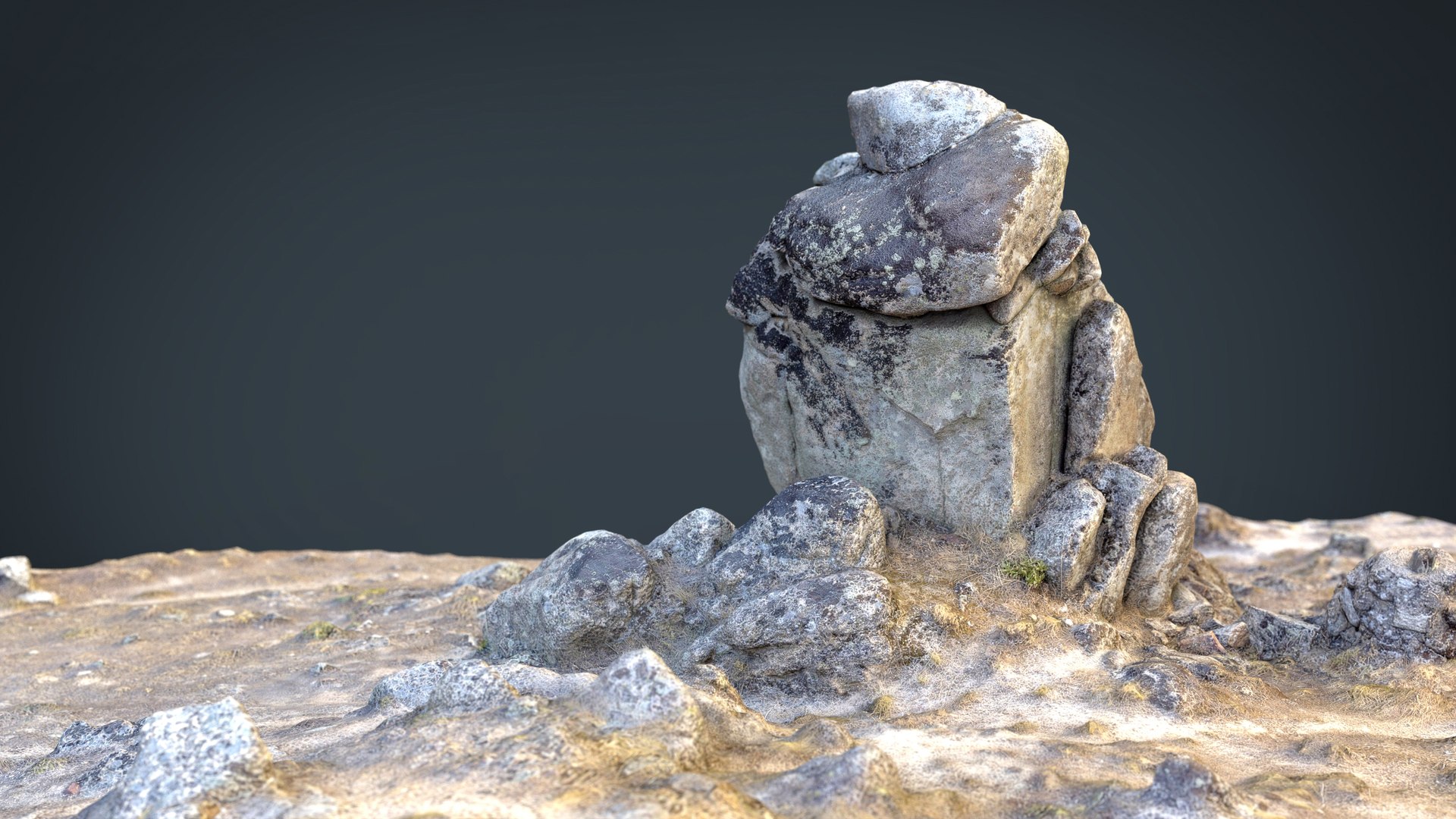 Realistic Rock Model - TurboSquid 1195811