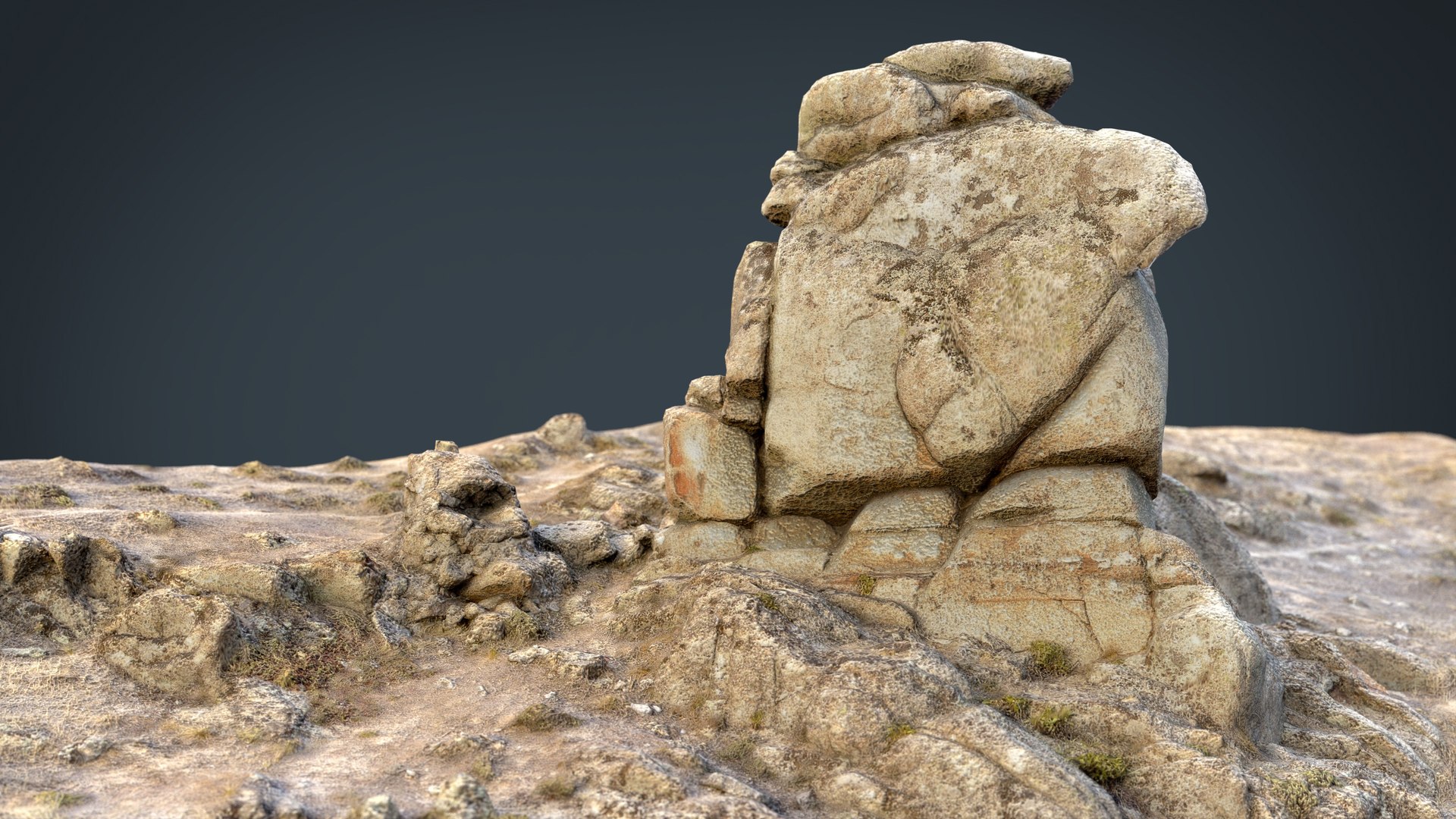 Realistic Rock Model - TurboSquid 1195811