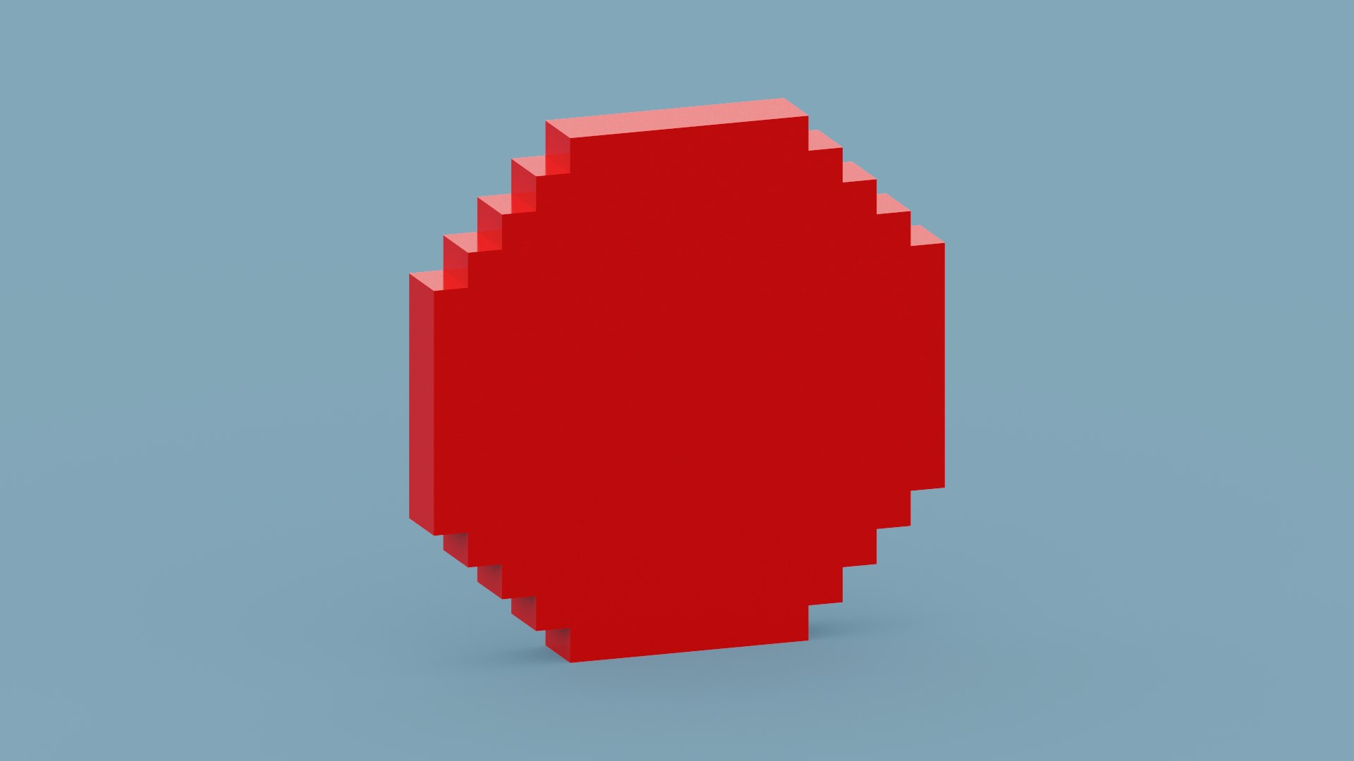 3D Voxel Red Clock Model - TurboSquid 1979641