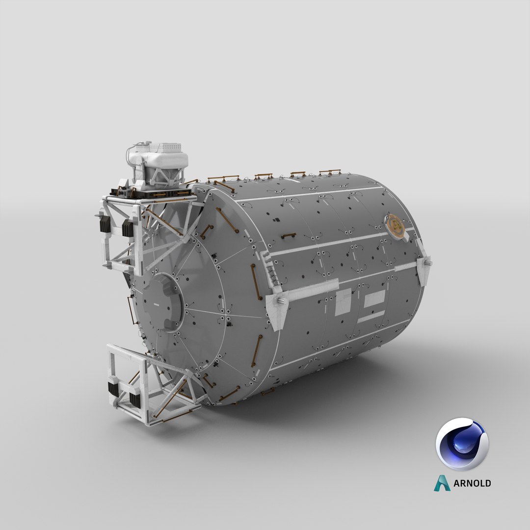 3D space module science laboratory model - TurboSquid 1509542