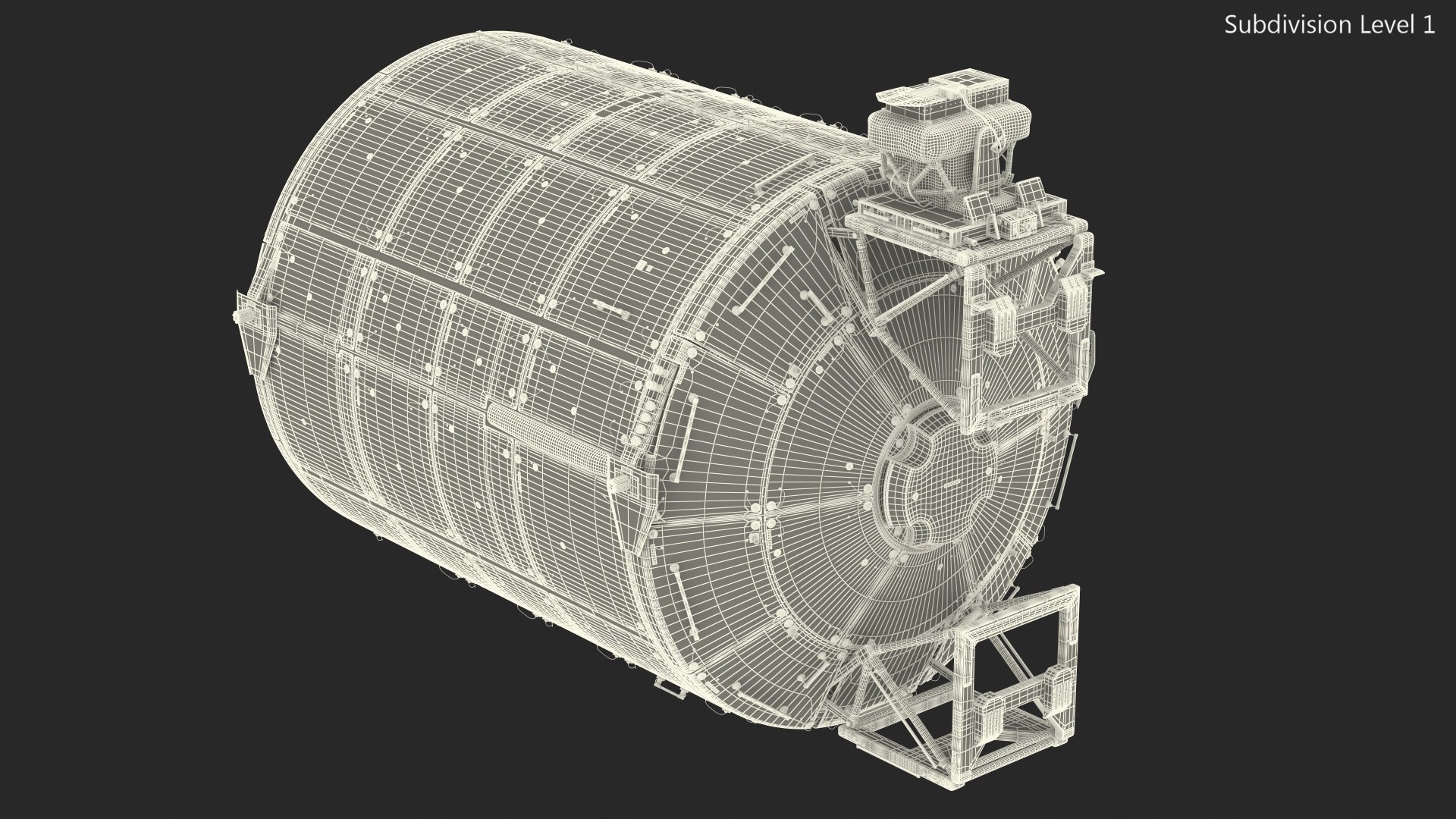 3D Space Module Science Laboratory Model - TurboSquid 1509542
