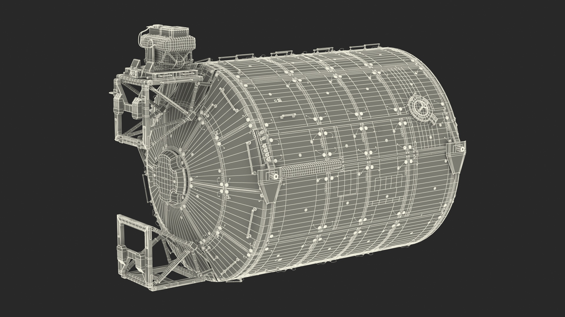 3D space module science laboratory model - TurboSquid 1509542