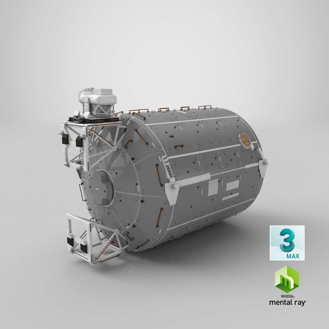 3D space module science laboratory model - TurboSquid 1509542