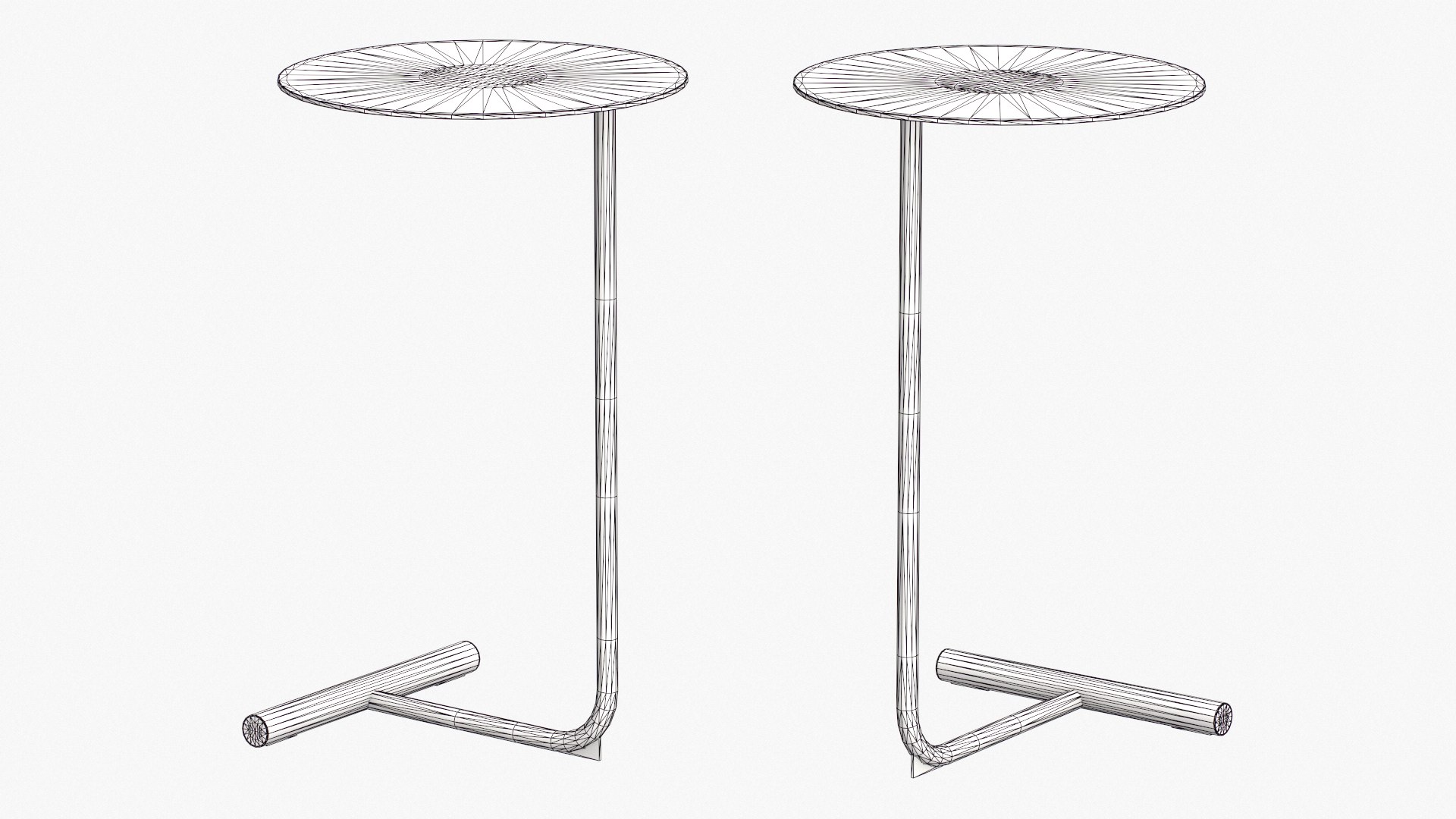 Mitzi Table Blue Coated Finish 3D Model - TurboSquid 1838043