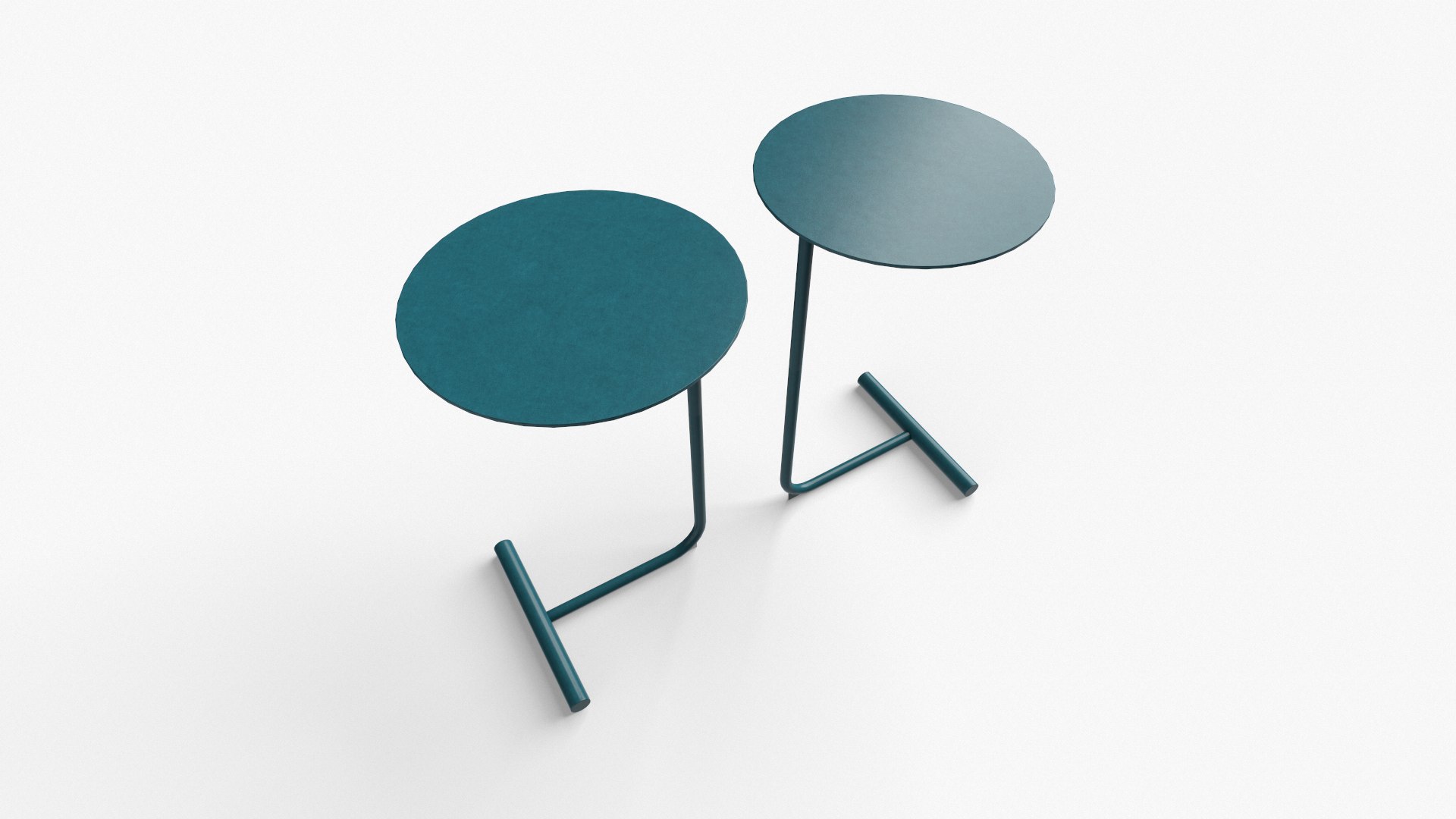 Mitzi Table Blue Coated Finish 3D Model - TurboSquid 1838043