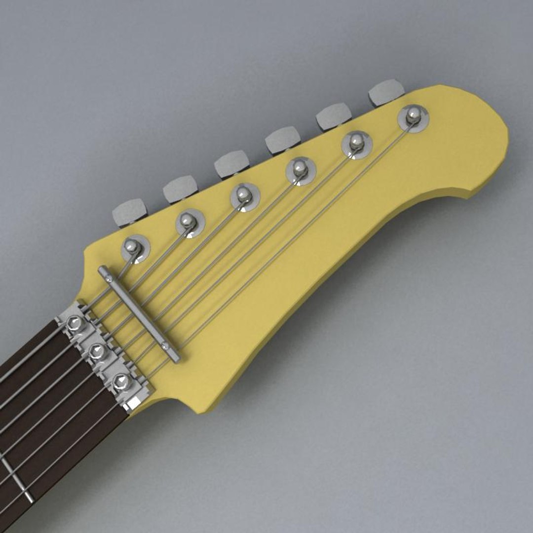 Guitar 3d Model