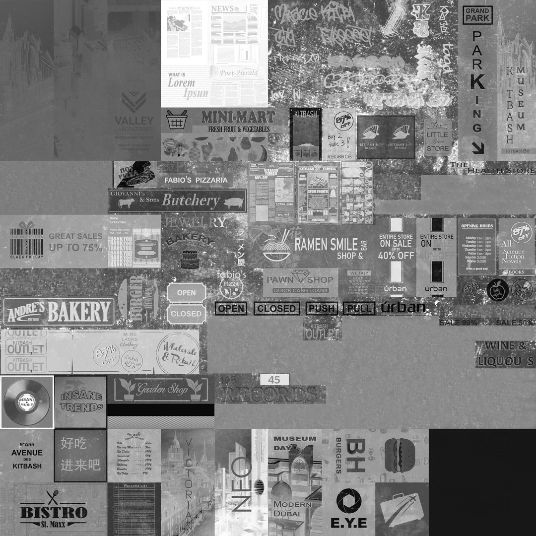 Urban Storefronts Scene Asset 3D 3D - TurboSquid 2288725