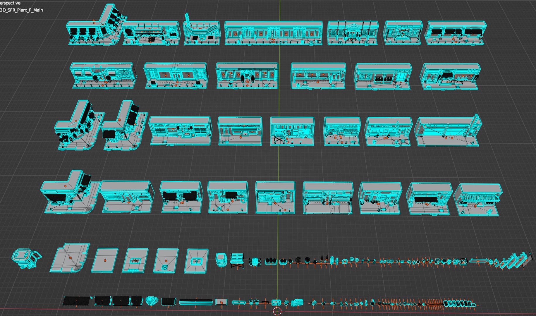 Urban Storefronts Scene Asset 3D 3D - TurboSquid 2288725