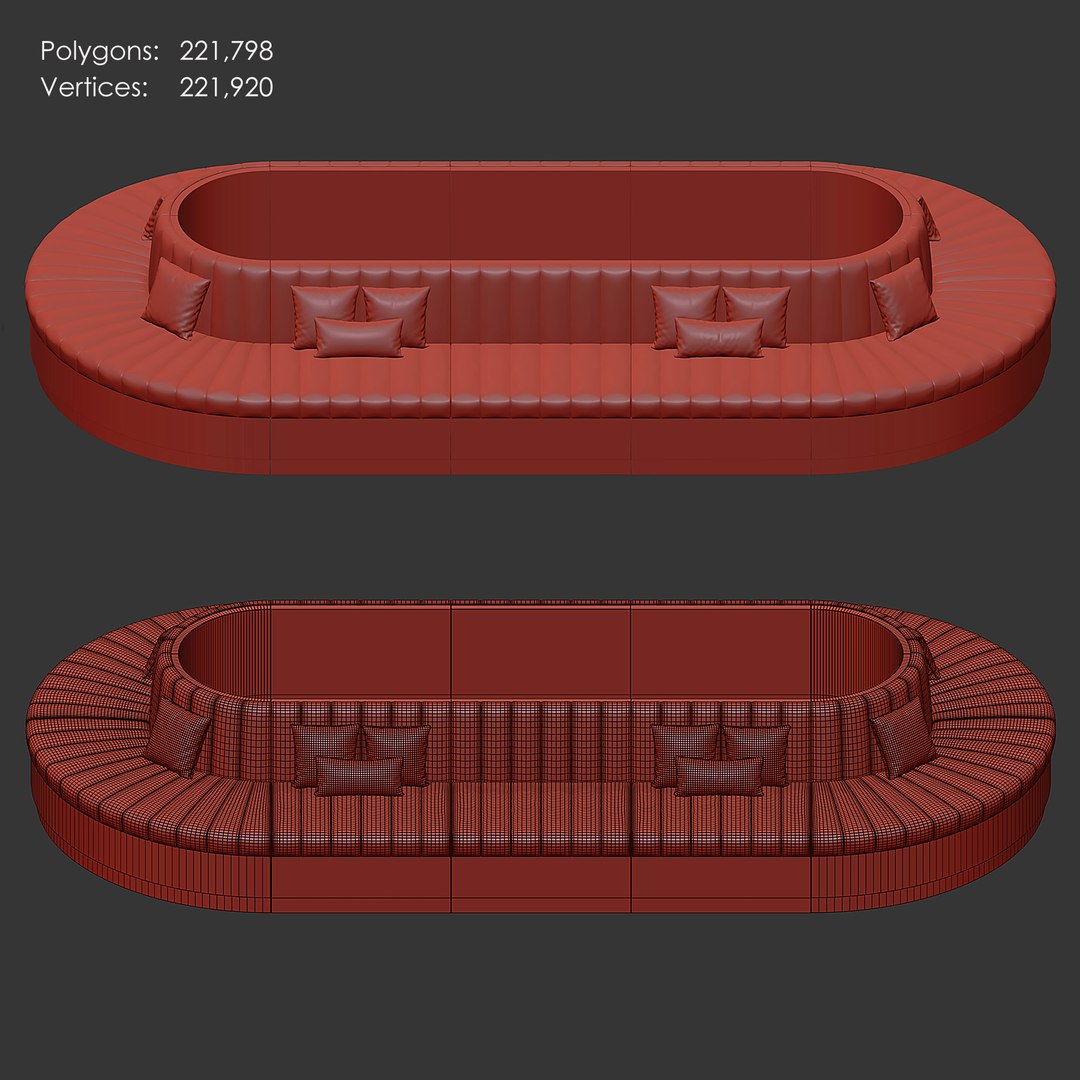 Modular Seating 001 - Custom 3D Model - TurboSquid 2113388
