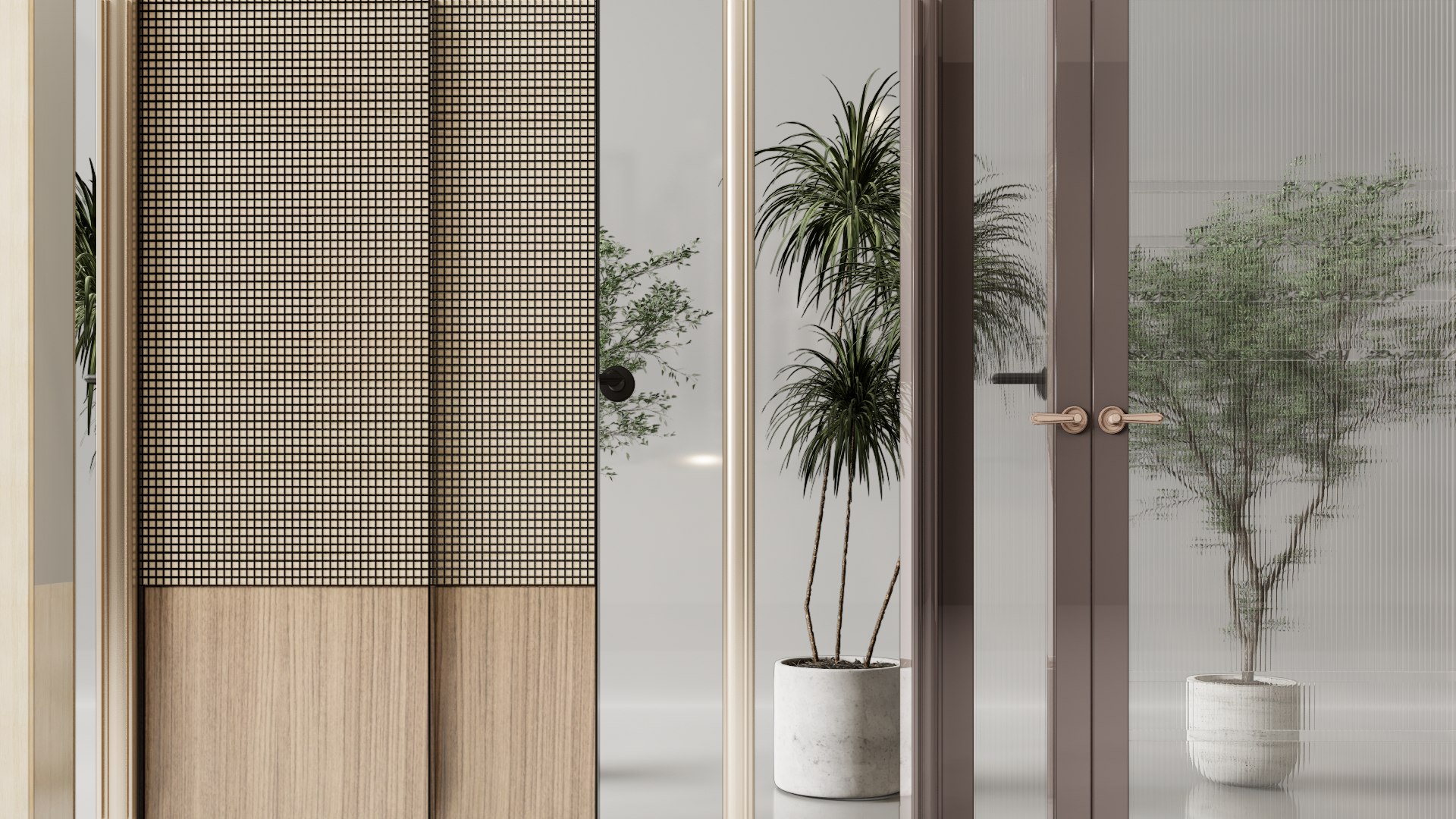 Interior Folding Shutter Door -A2 3D Model - TurboSquid 2386606