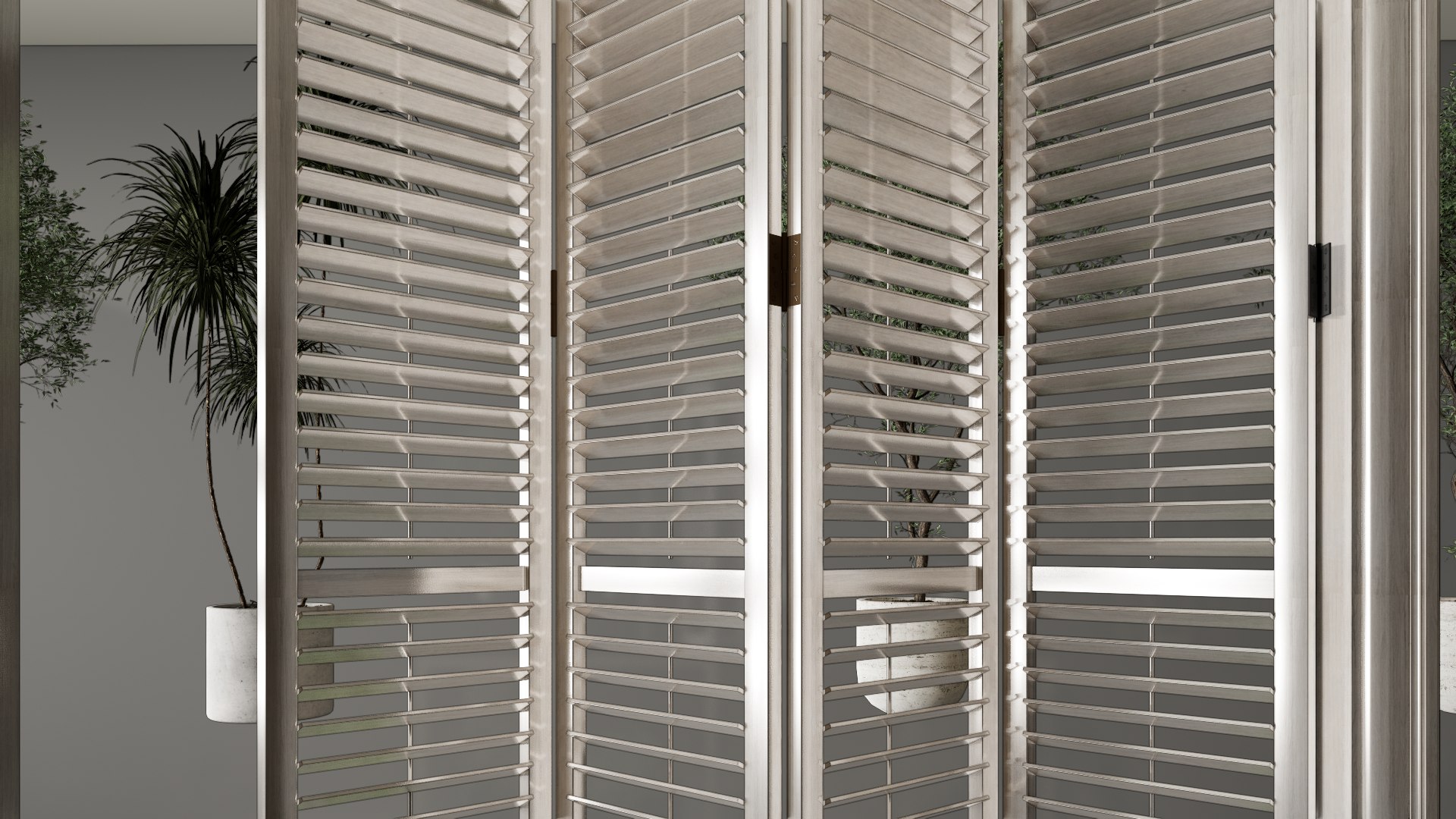Interior Folding Shutter Door -A2 3D Model - TurboSquid 2386606