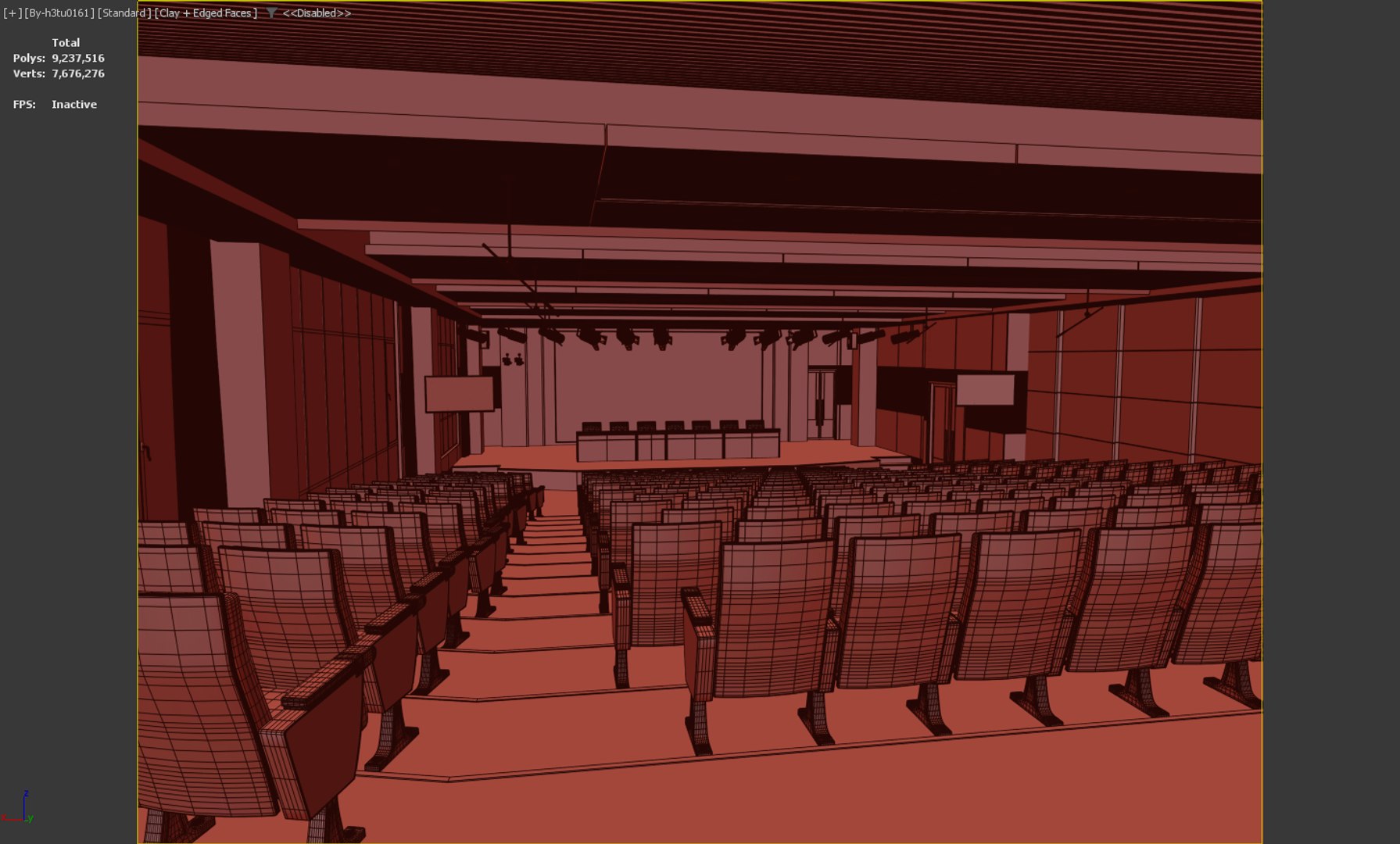 University Lecture Theatre 3D Model - TurboSquid 2210895