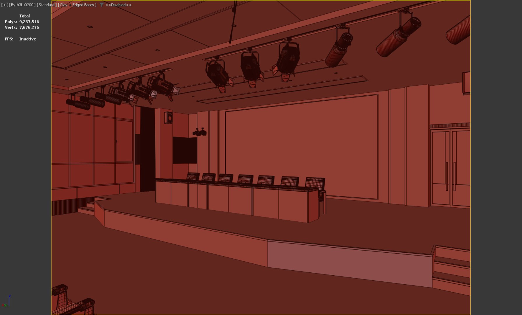 University Lecture Theatre 3D Model - TurboSquid 2210895
