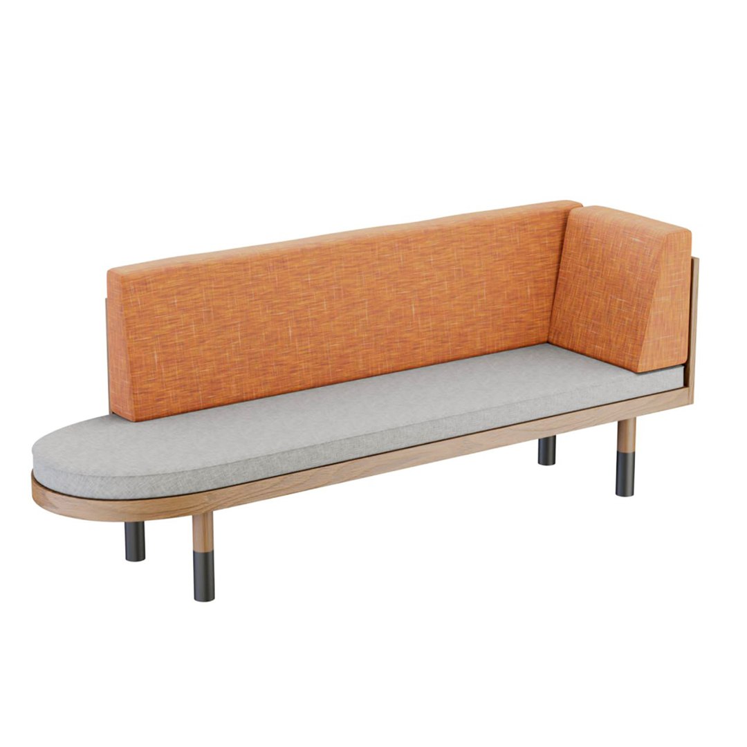 Mid Corner Sofa Chaise Lounges 3D Model - TurboSquid 2189423