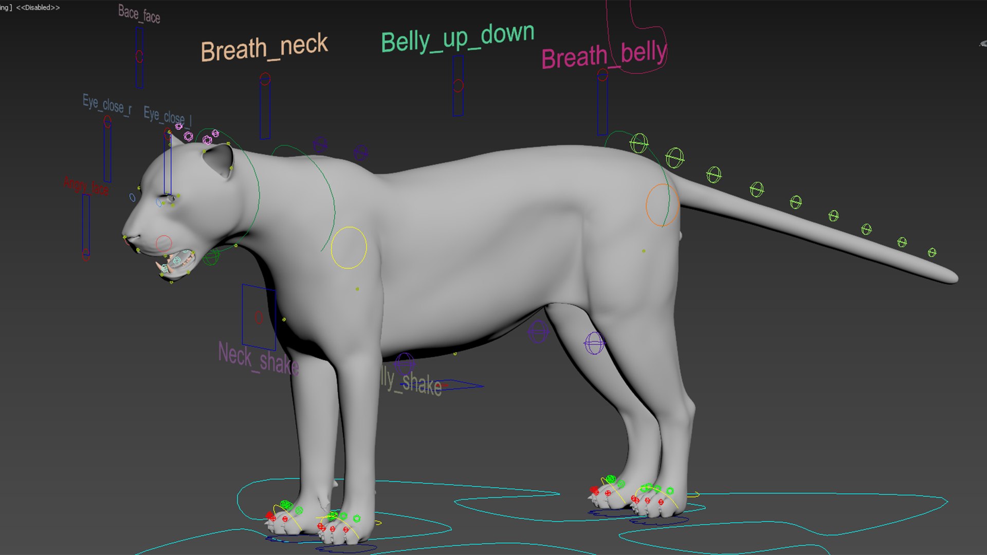 Panther Rigged 3D - TurboSquid 1338580