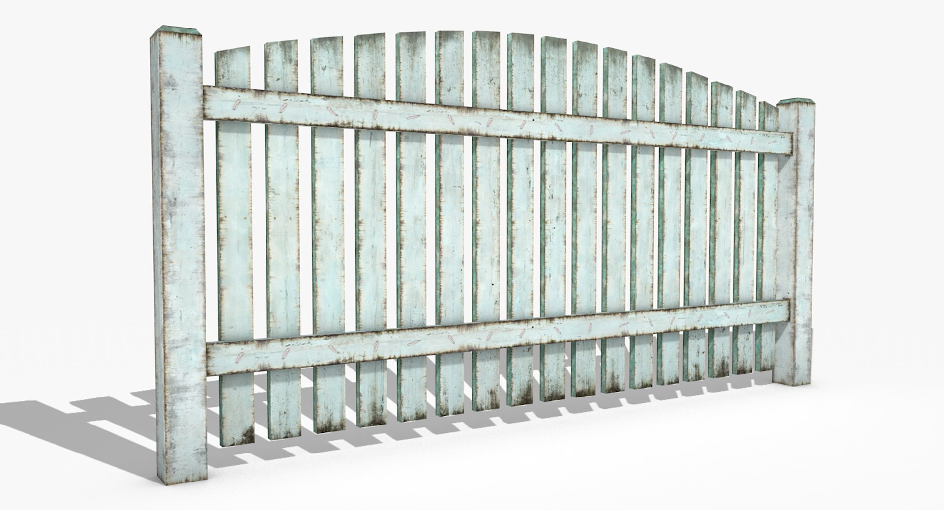 Wooden Fence 3D Model - TurboSquid 1318515