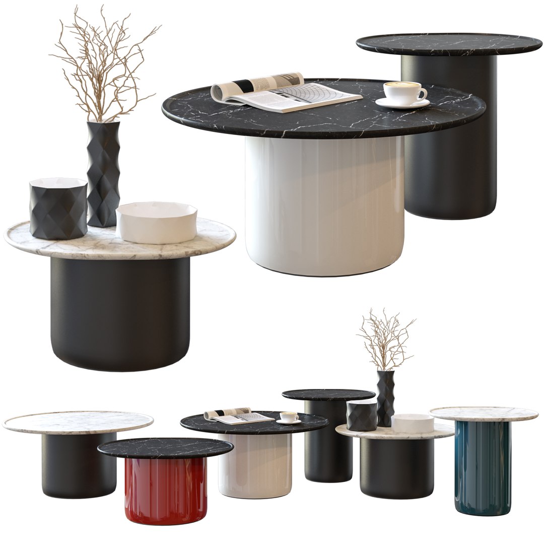 Button Tables B Italia 3D - TurboSquid 1447388