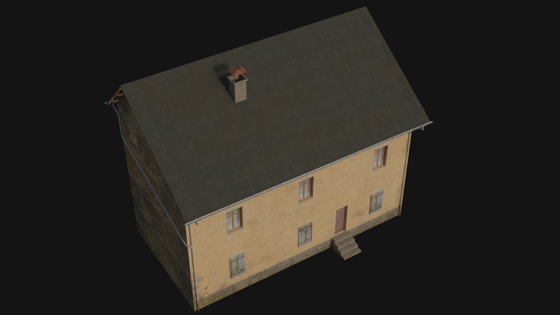 3D French House model - TurboSquid 2130177