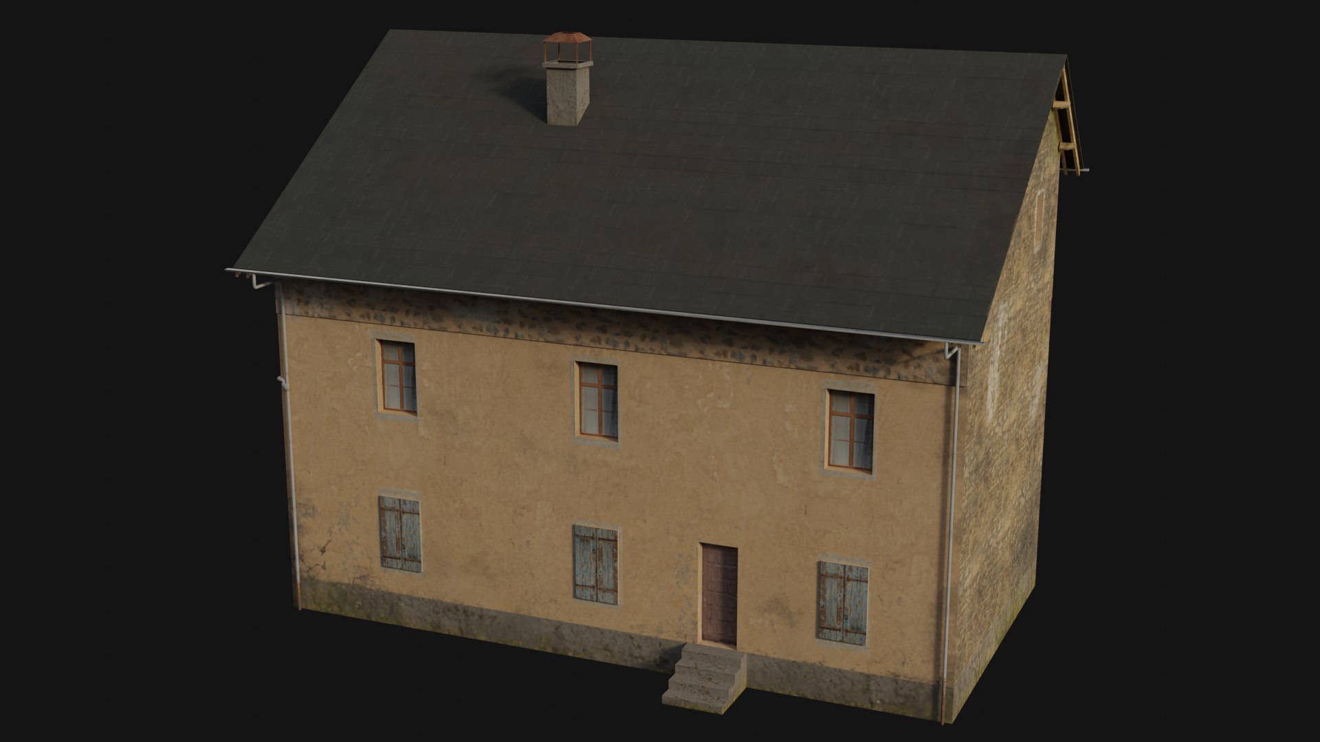 3D French House model - TurboSquid 2130177