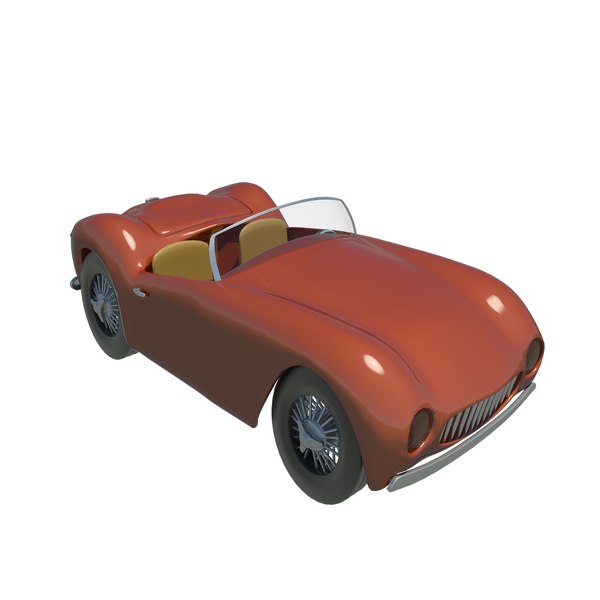 3d sports racing car