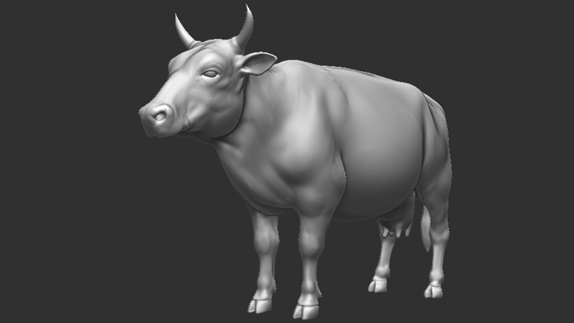 Cow 3D Model - TurboSquid 2089408