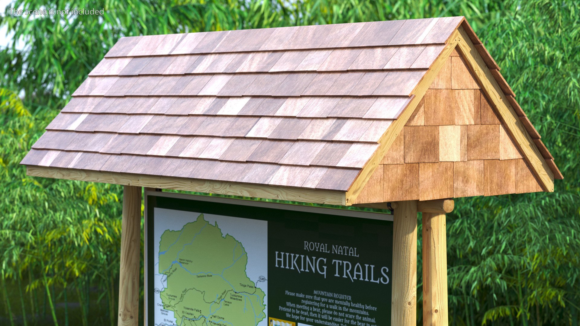 Hiking Information Board New 3D Model - TurboSquid 1953248