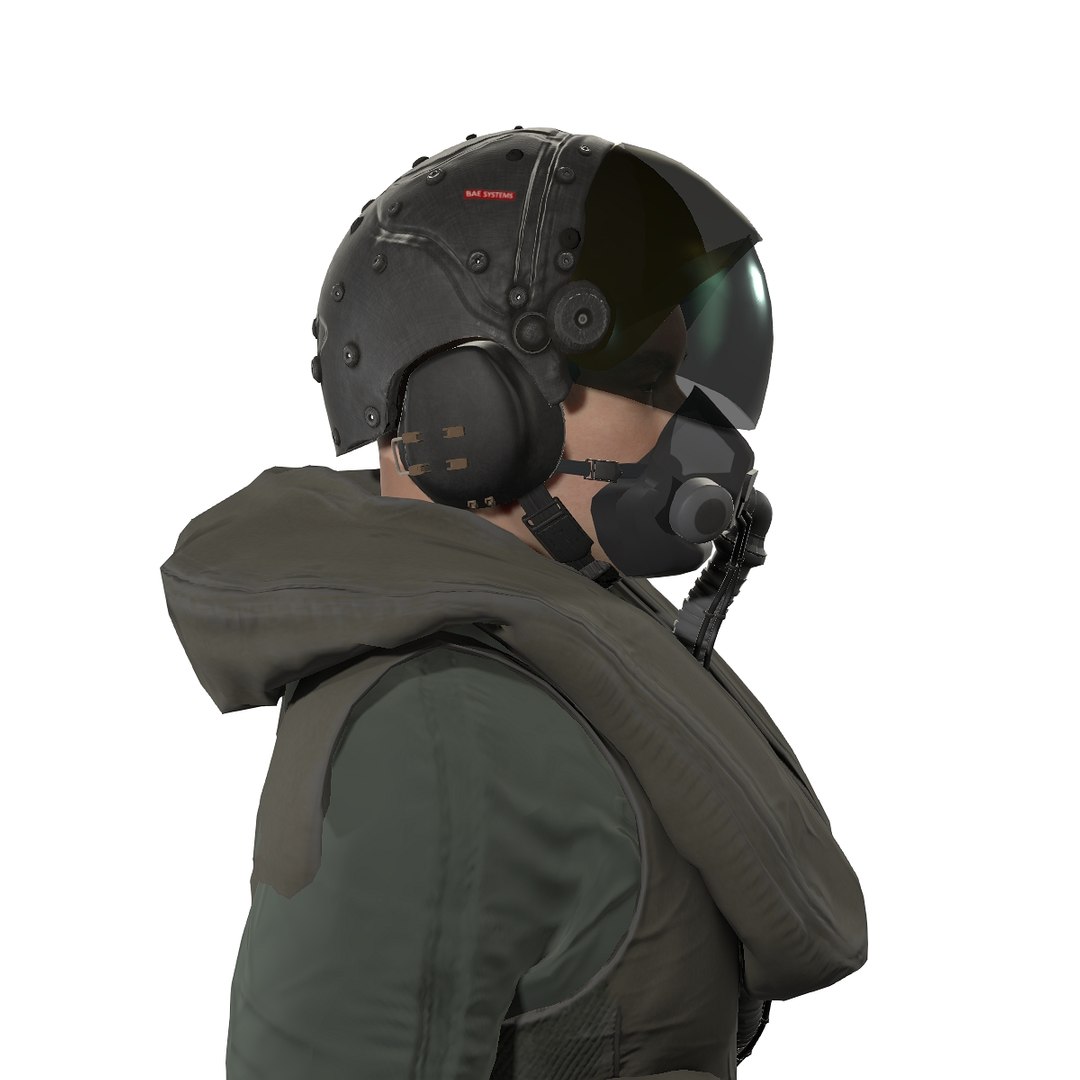 Jet Fighter Pilot 3D Model - TurboSquid 2046935