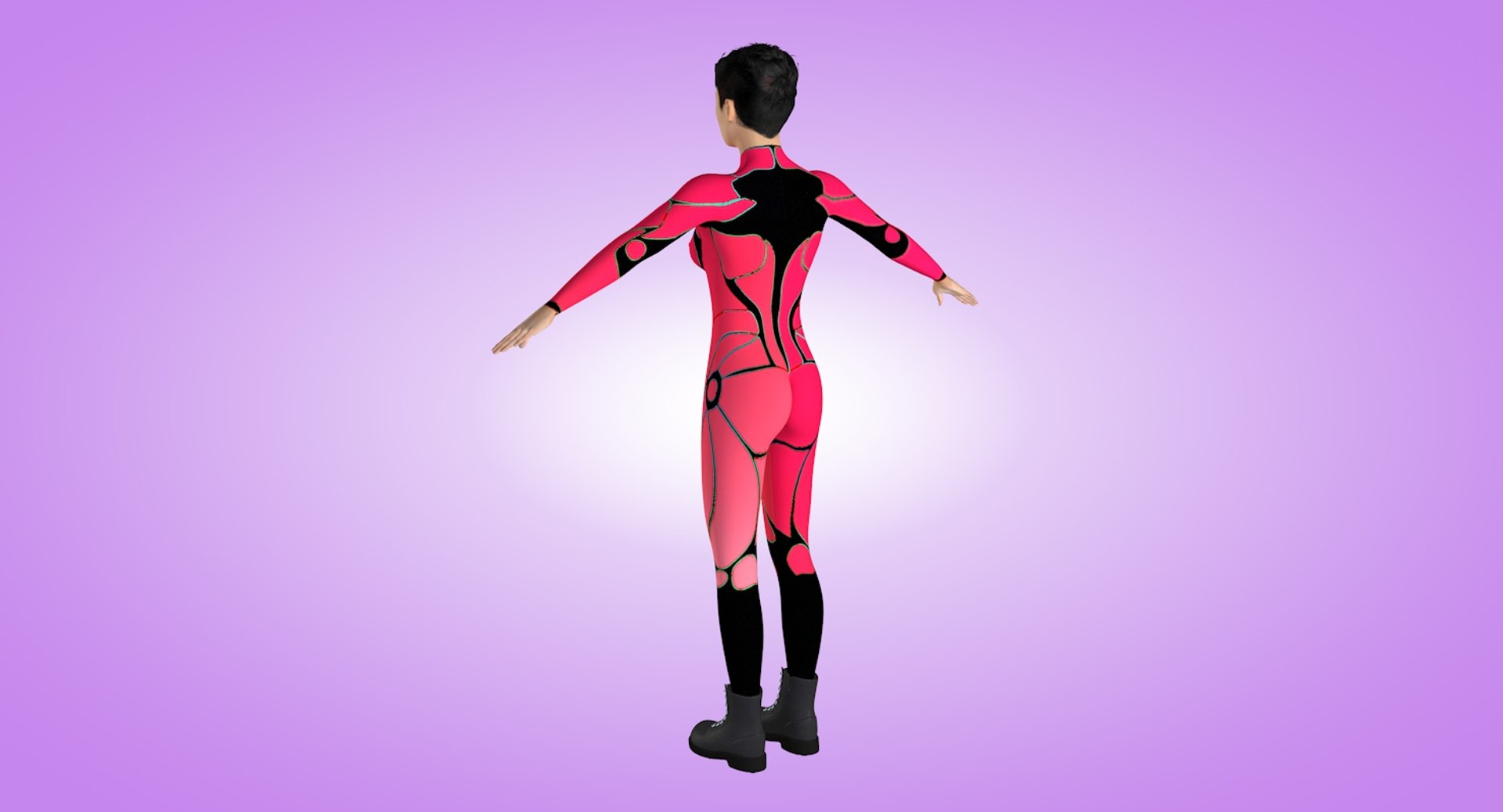 Female Rigged 3d Model