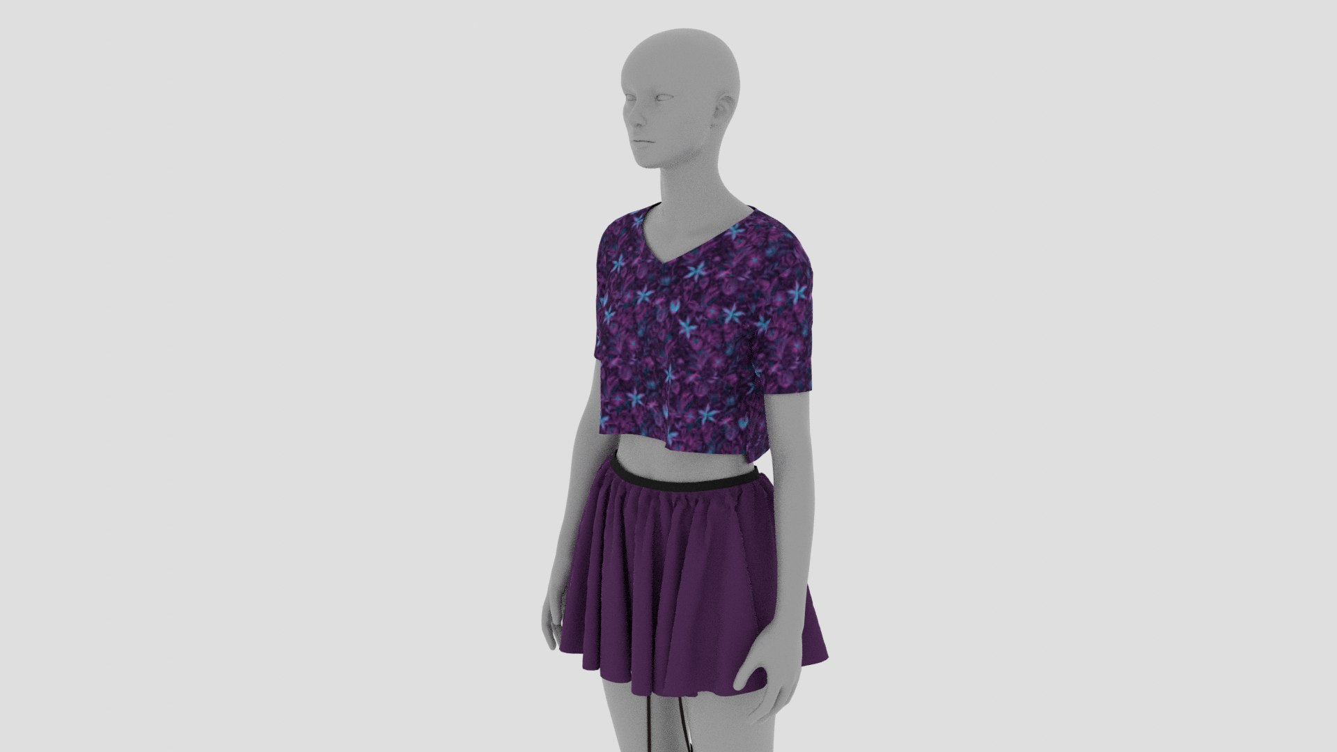 Womens Dress - Female Outfit Clothes 3D Model - TurboSquid 2007914