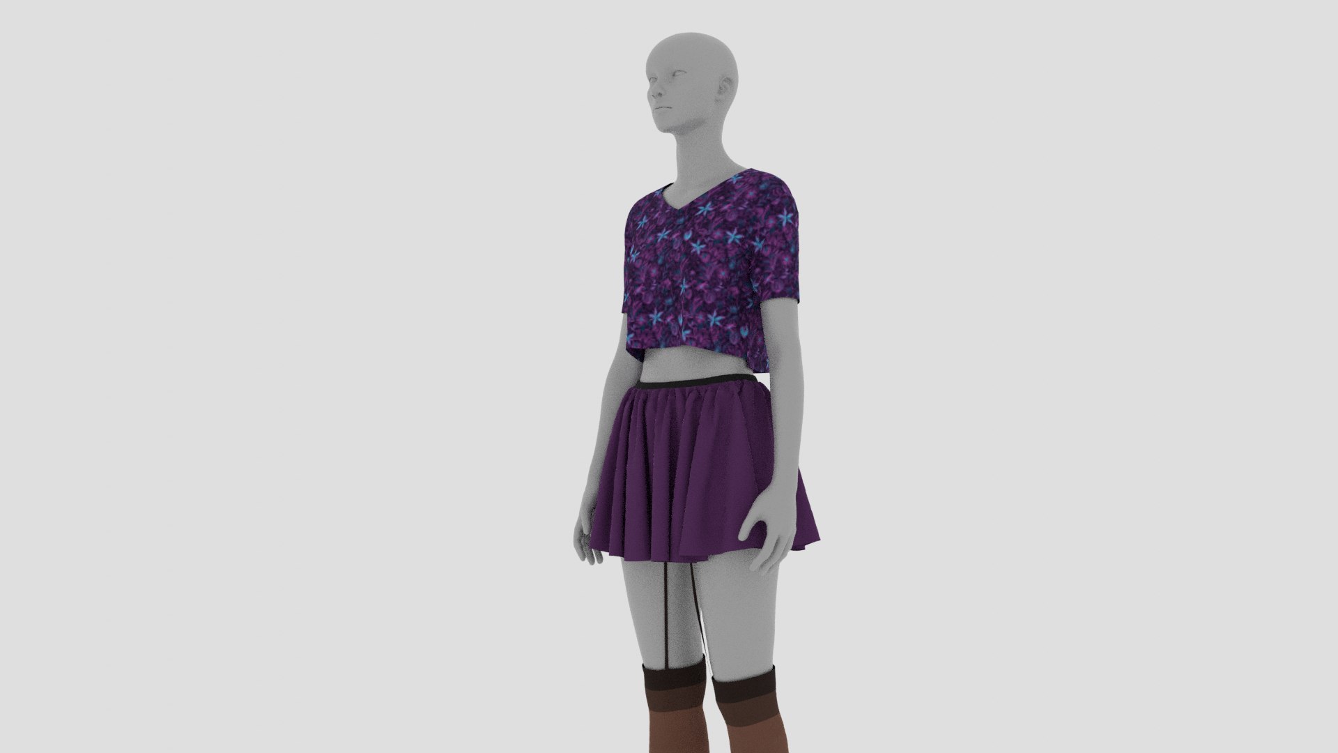 Womens Dress - Female Outfit Clothes 3D Model - TurboSquid 2007914